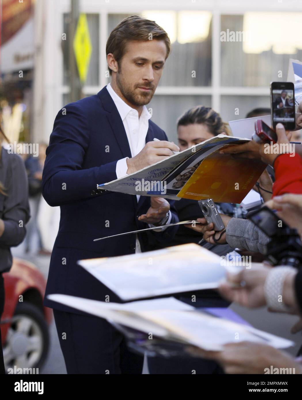 Ryan gosling drive jacket hi-res stock photography and images - Alamy