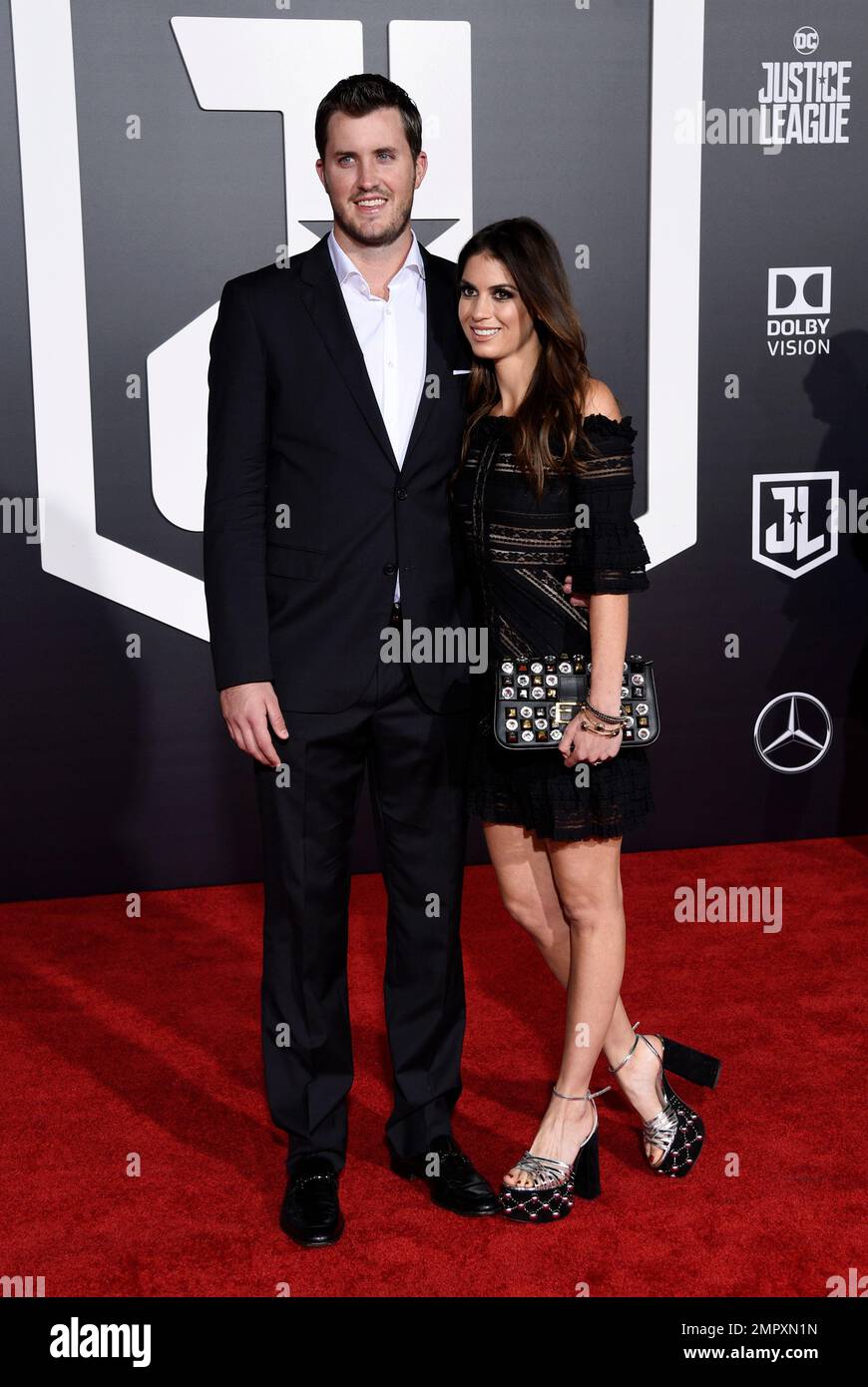 Boston Red Sox pitcher Drew Pomeranz poses with his wife Carolyn ...
