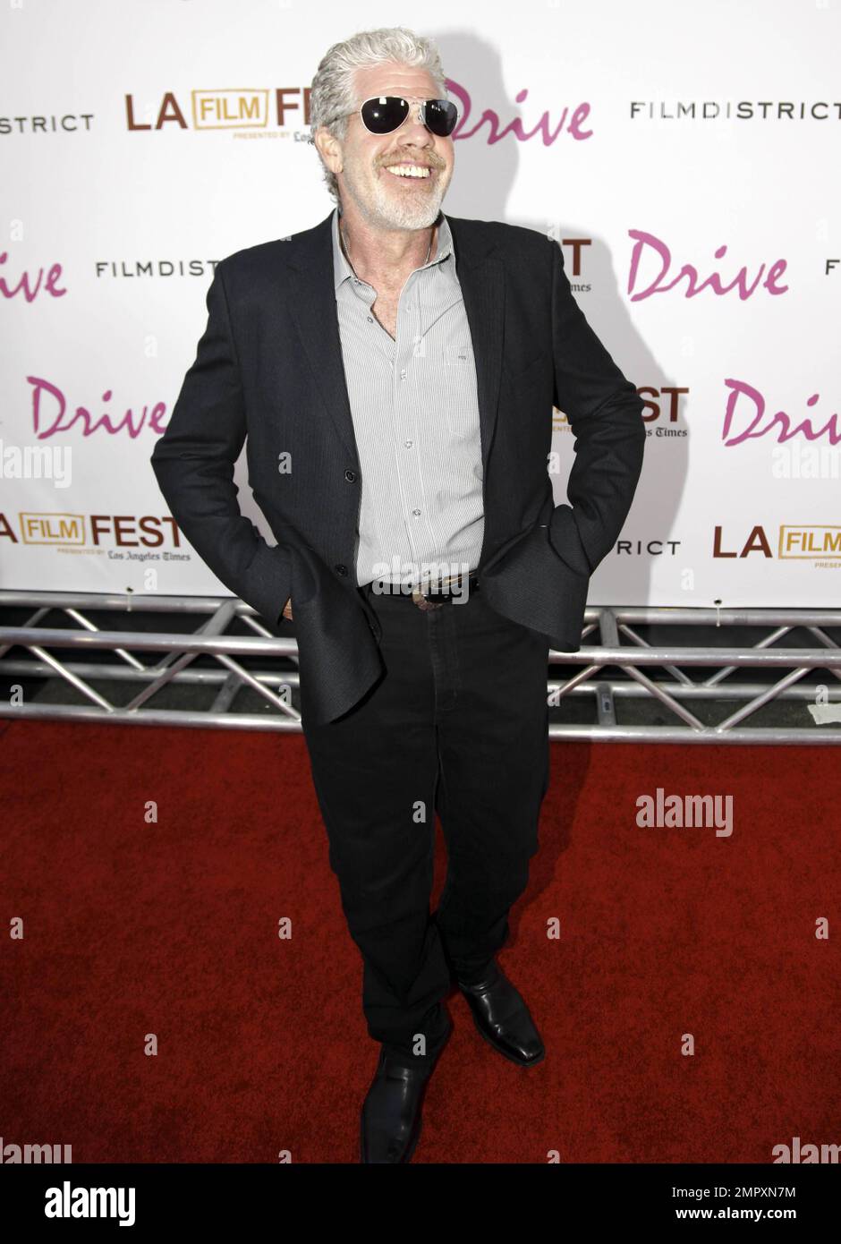 Actor Ron Perlman at the LA Film Festival Drive premiere in Los Angeles ...
