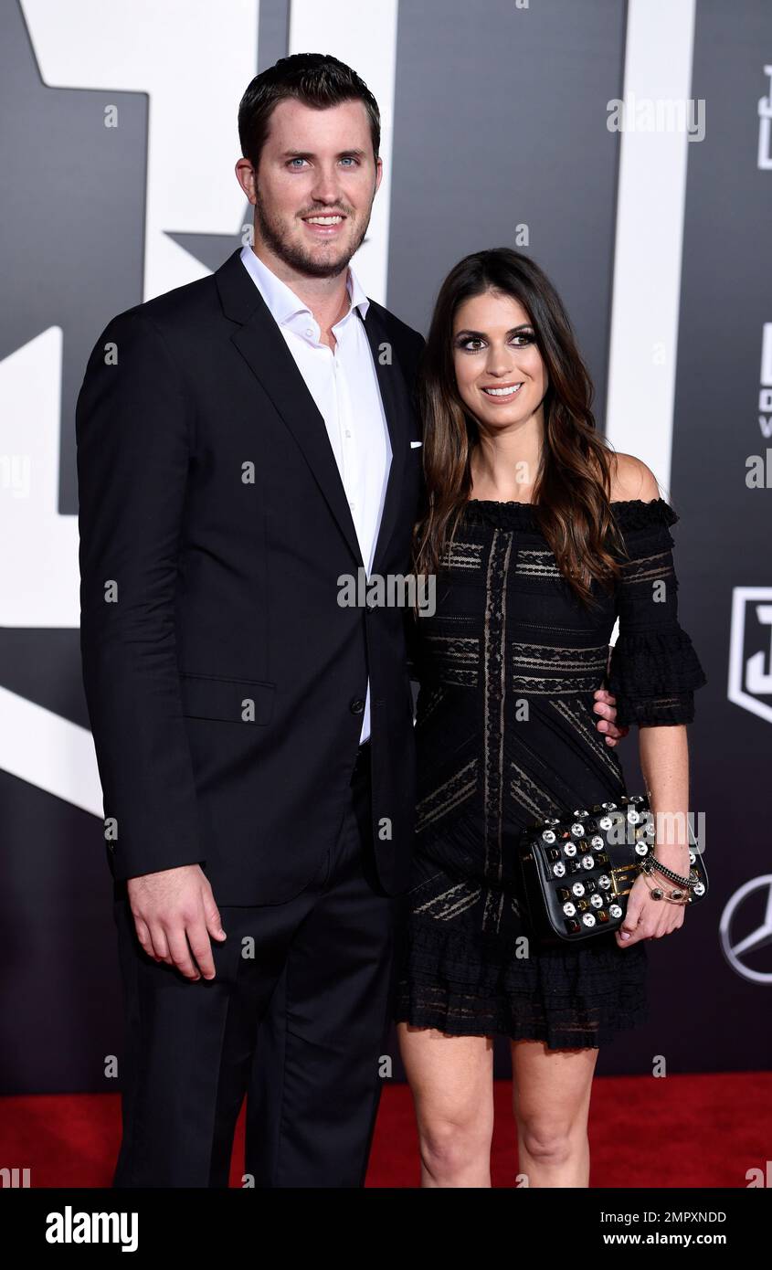 Boston Red Sox pitcher Drew Pomeranz poses with his wife Carolyn ...