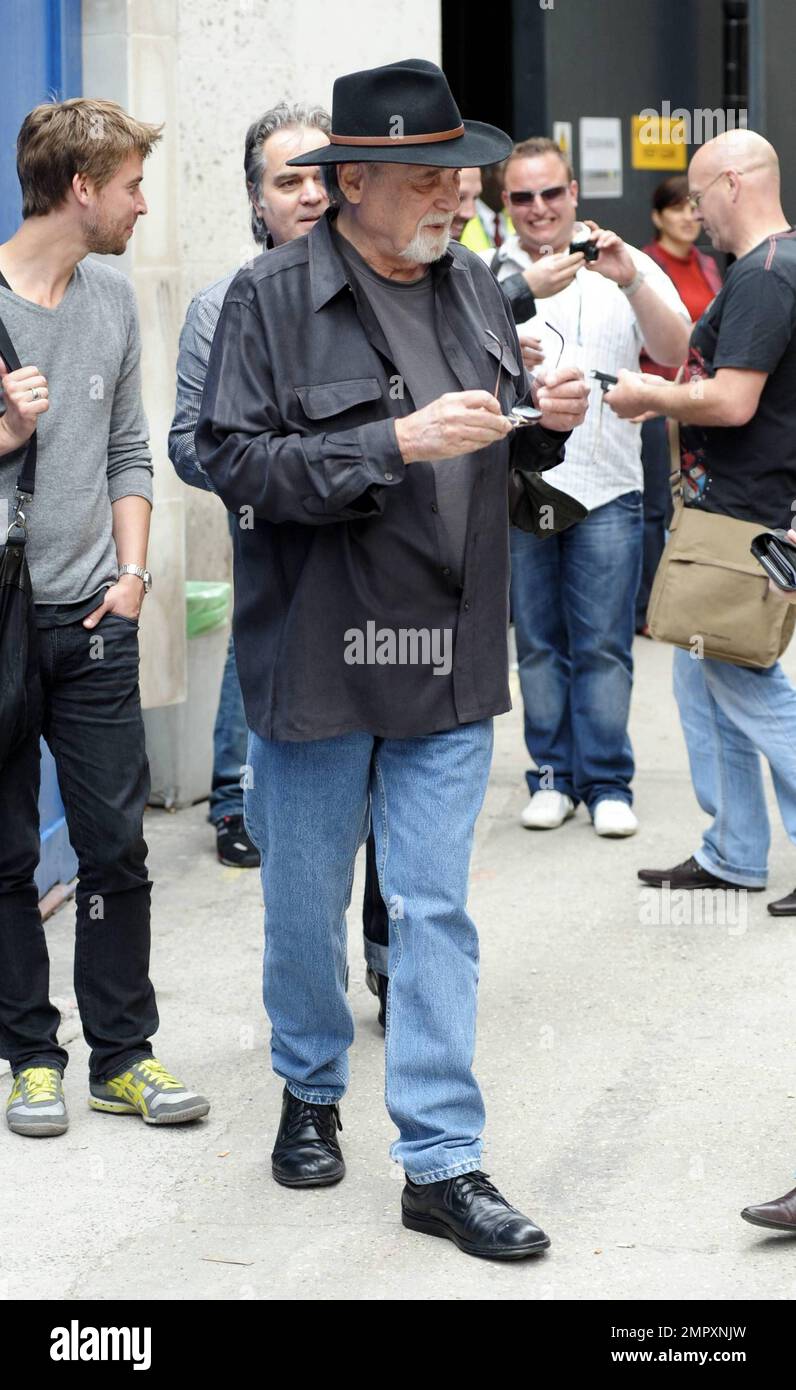 Duane Eddy arrives at BBC Radio 2 studios. Duane is reportedly the most ...