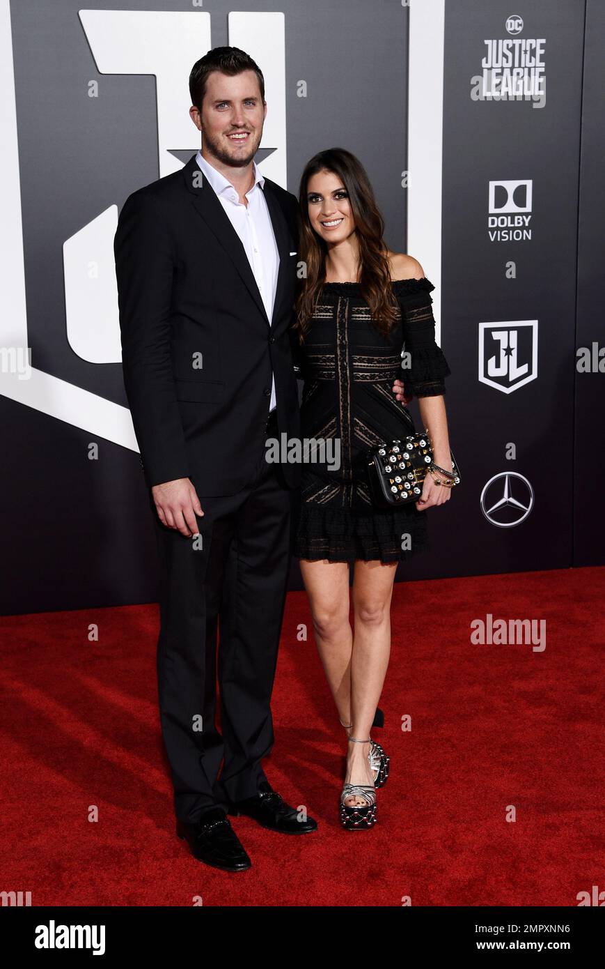Boston Red Sox pitcher Drew Pomeranz poses with his wife Carolyn ...