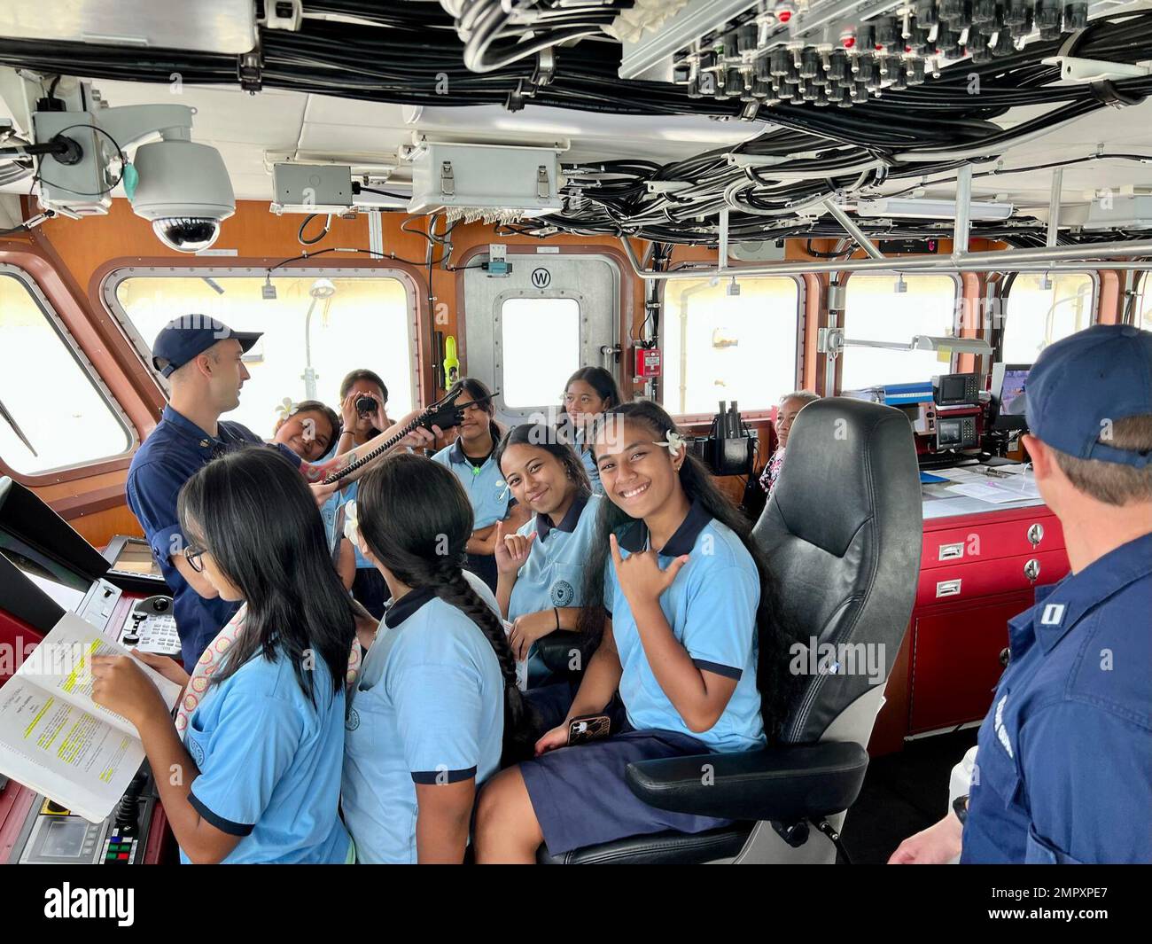 Petty Officer 2nd Class Wyatt Bess of the USCGC Frederick Hatch (WPC ...