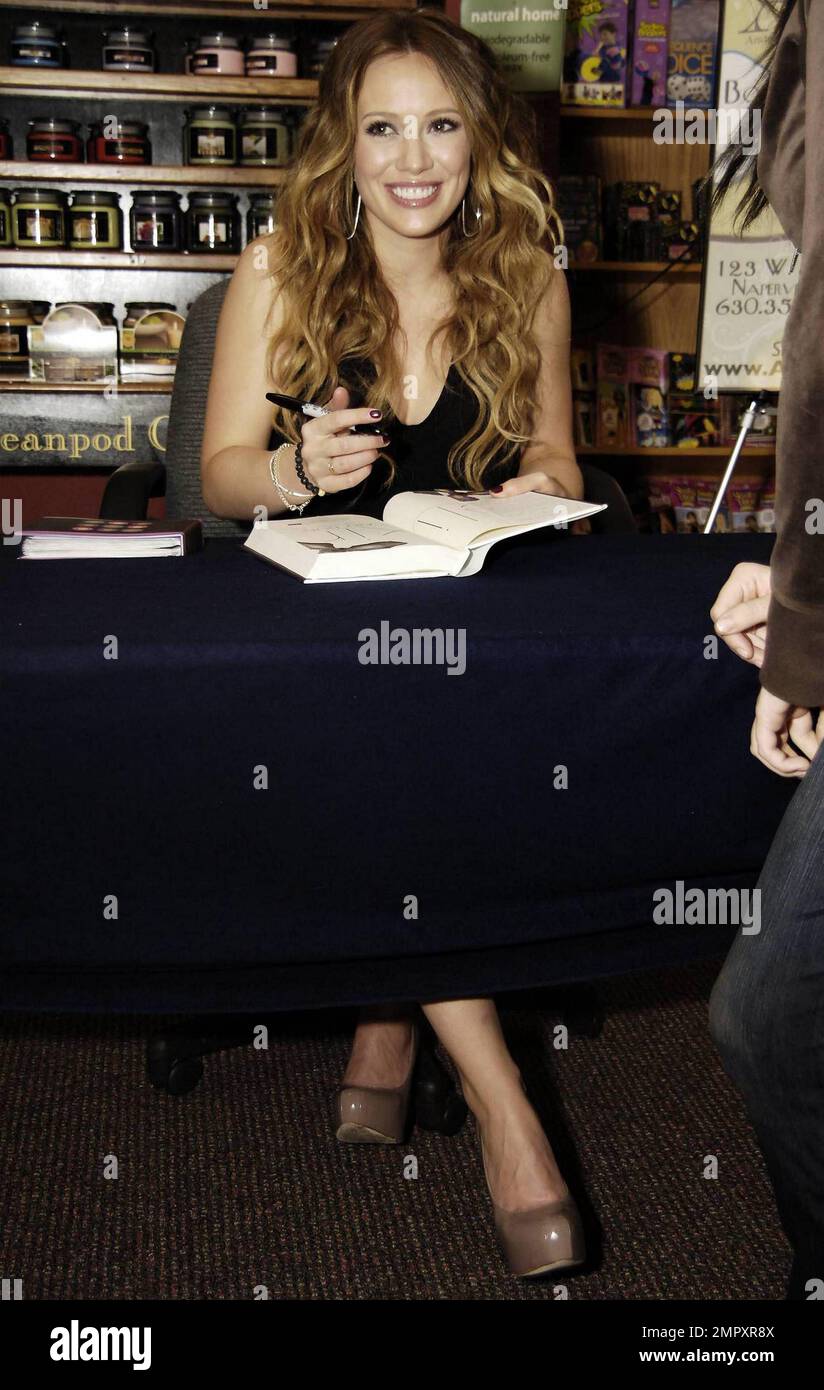 Actress Hilary Duff signed copies of her new book, ÒElixir,Ó for nearly ...