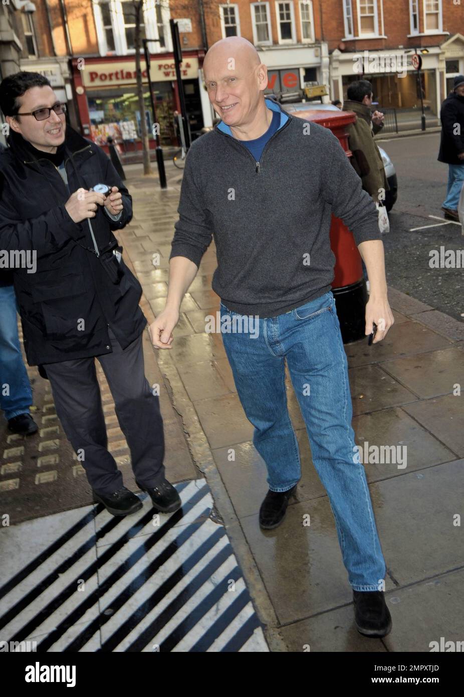 Olympic gold medalist Duncan Goodhew was spotted arriving at BBC Radio ...