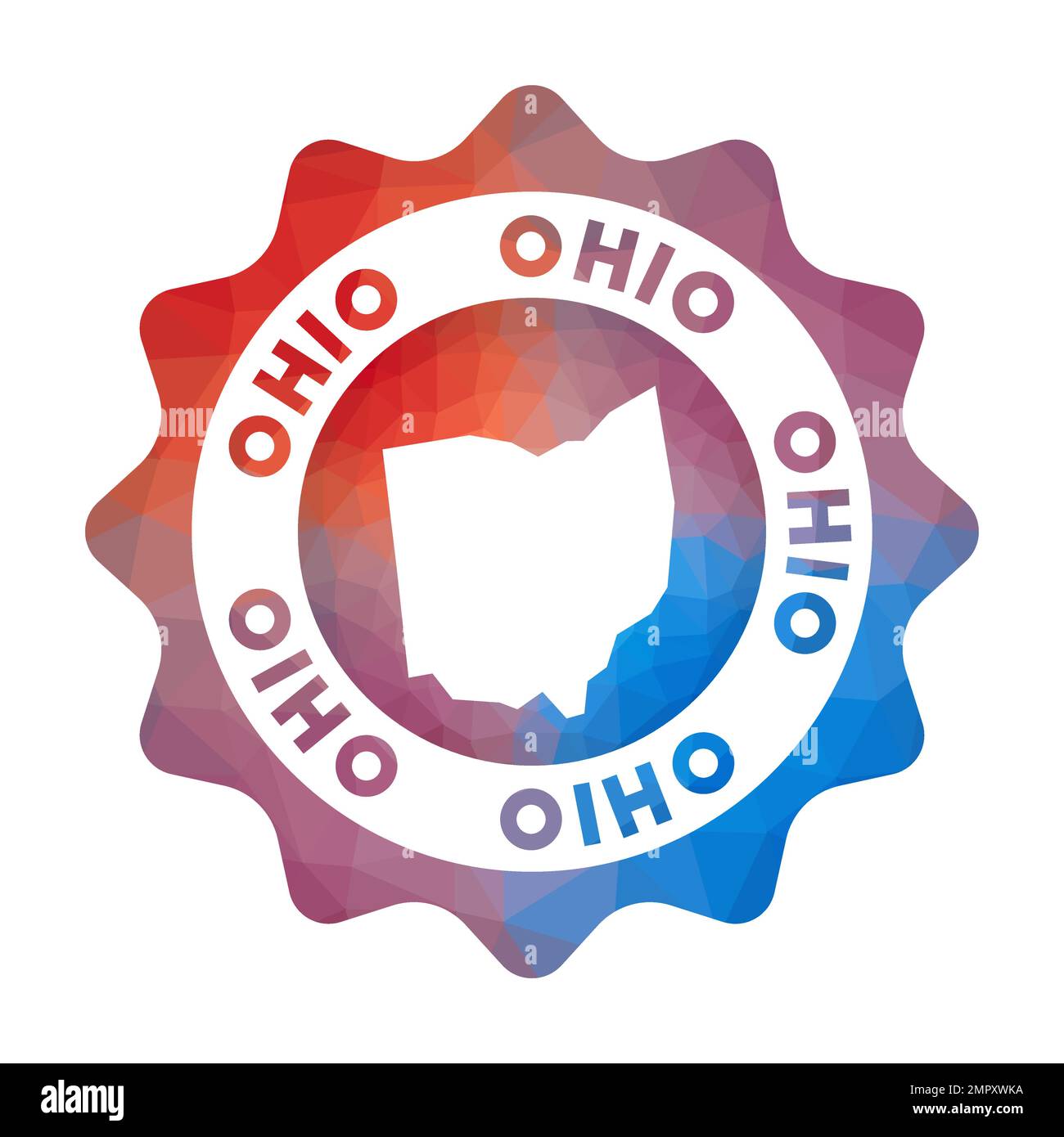 Map of northern ohio Stock Vector Images - Alamy
