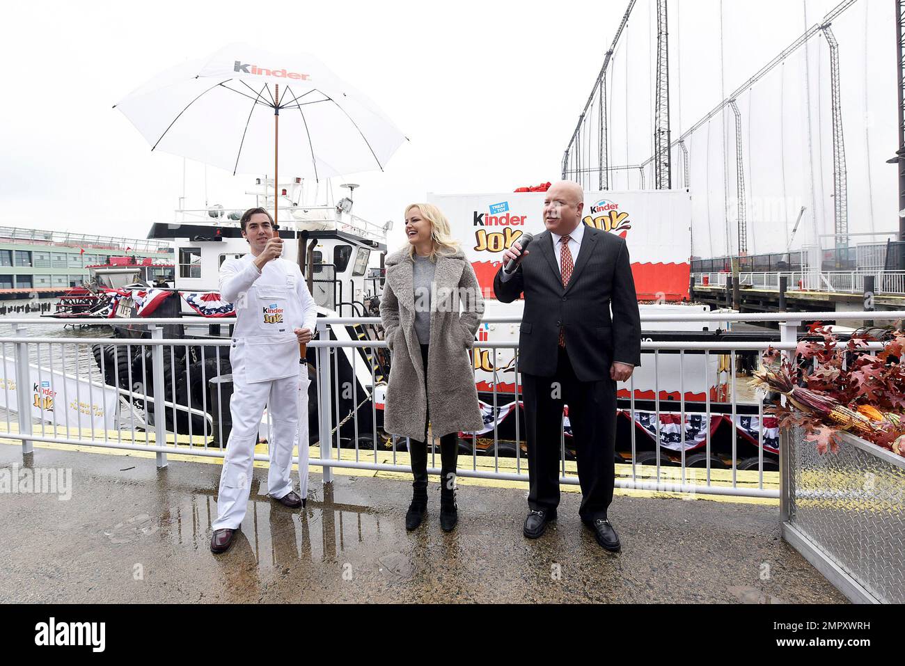 Malin Akerman, center , and President and CEO of Ferrero North America ...