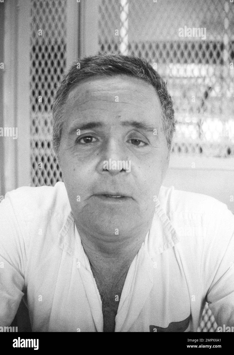 Convicted killer Henry Lee Lucas, on death row at Huntsville, Texas, is ...