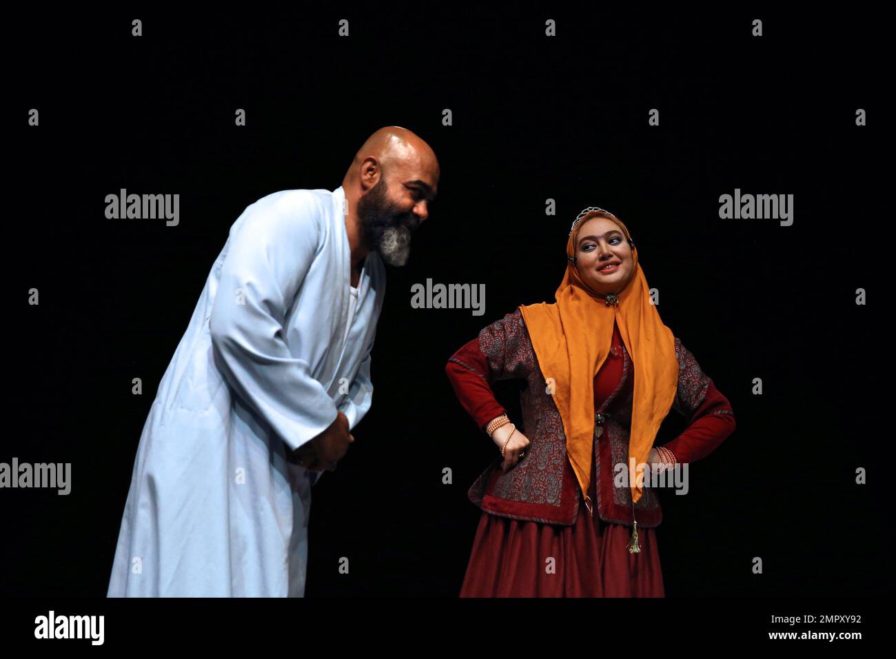 In this Sunday, Nov. 5, 2017 photo, Iranian actress Saba Kamali, right ...