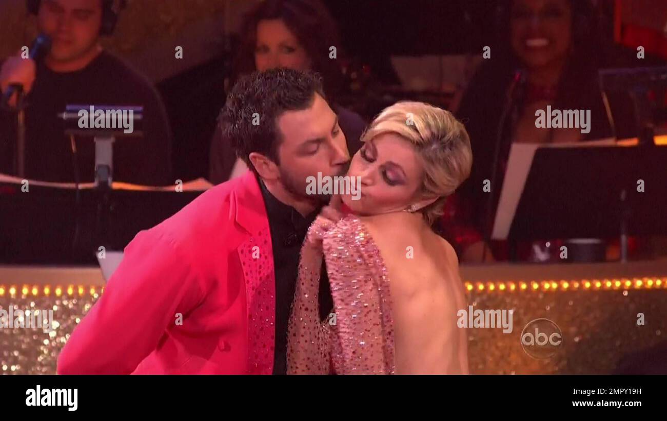 ESPN broadcaster Erin Andrews dances the quickstep and participates ...