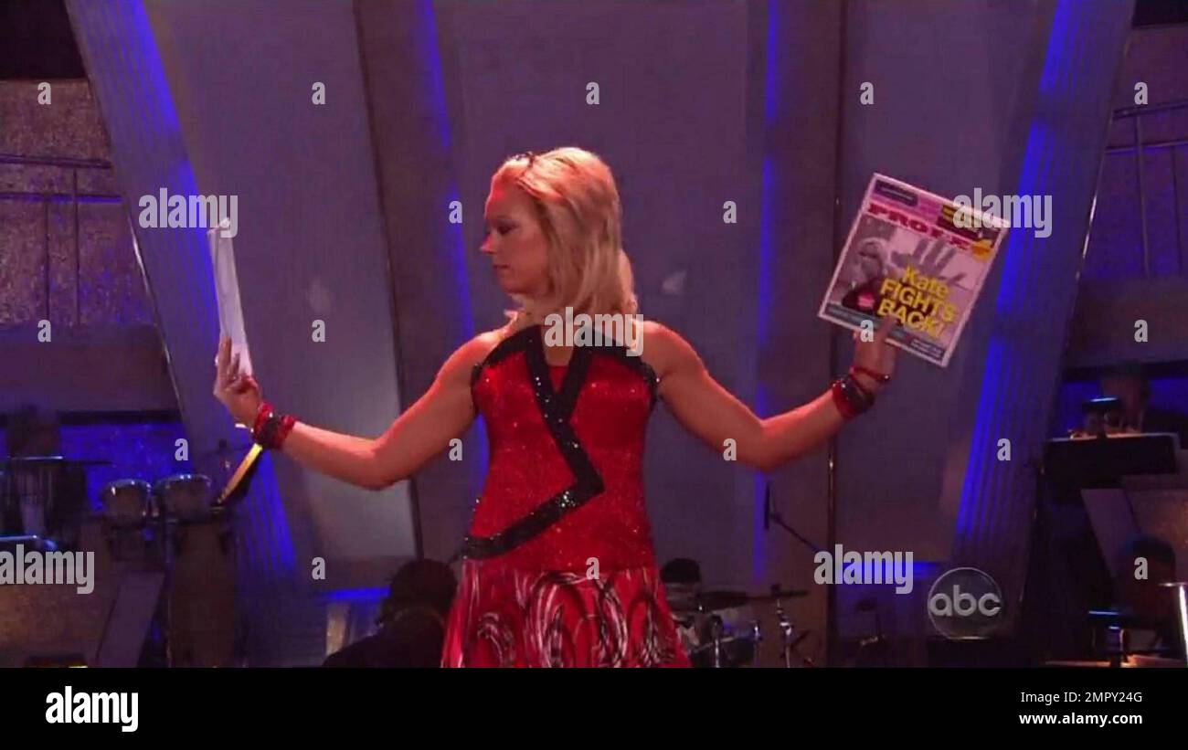 American television personality Kate Gosselin reprises her dance to ...