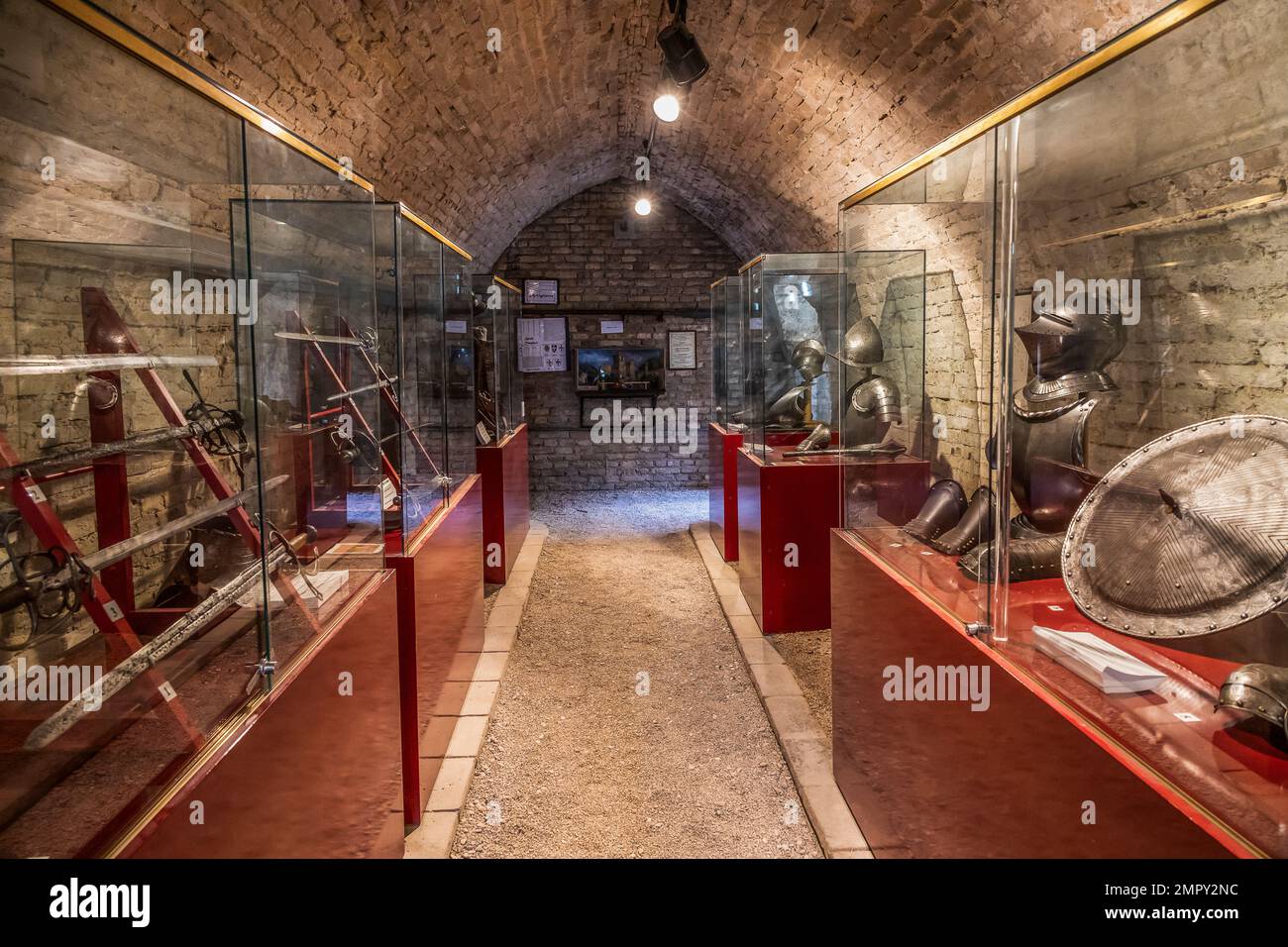 Italy Marche Offagna the fortress - the museum Stock Photo - Alamy
