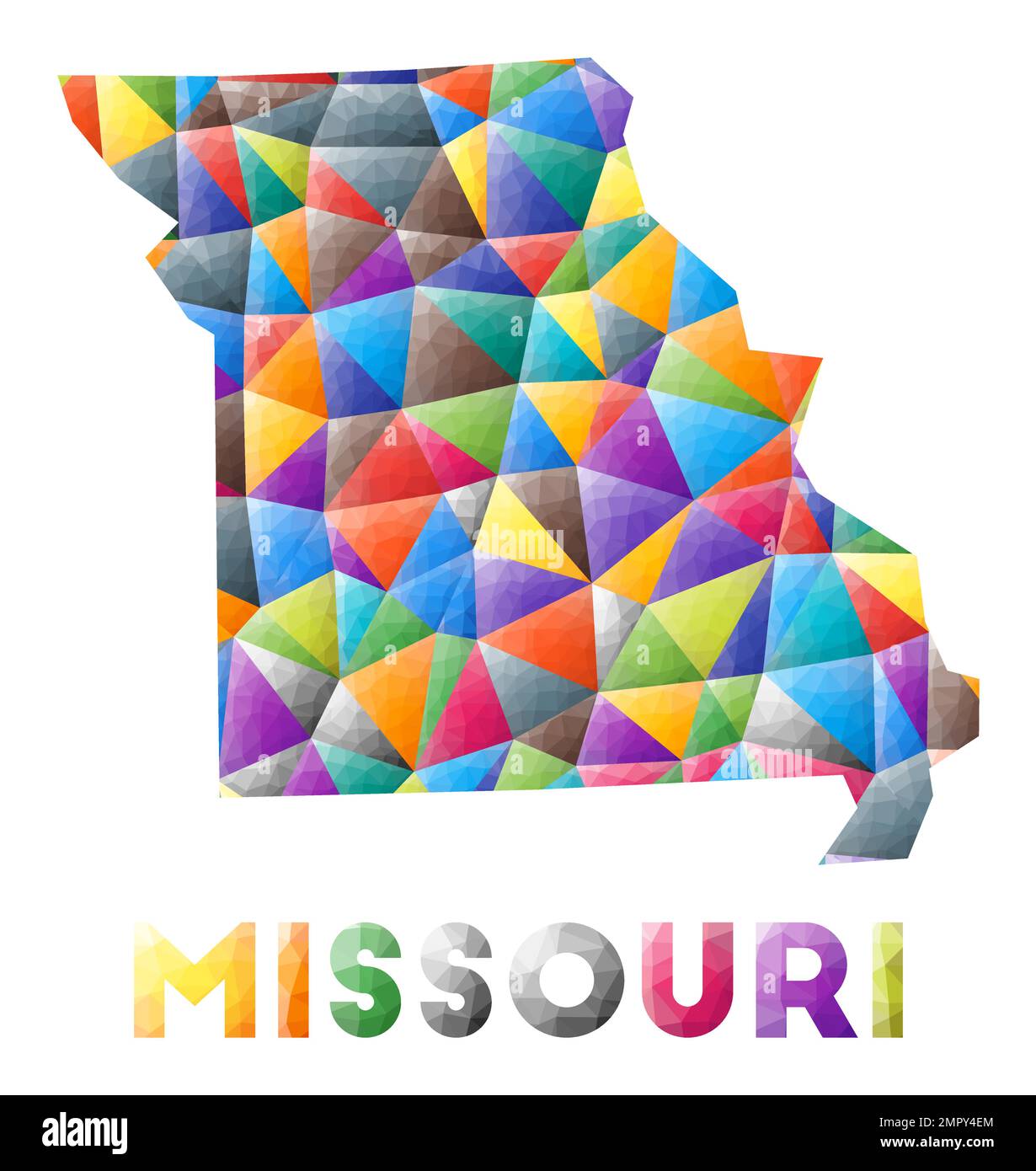 Diamond missouri map Stock Vector Images - Alamy