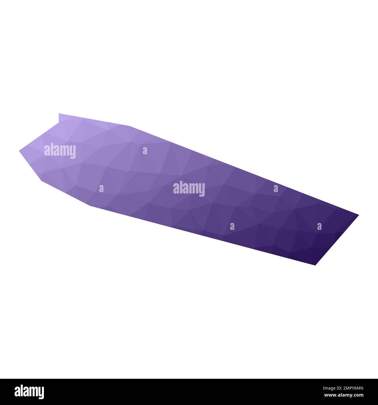 Sint Maarten map. Geometric style country outline. Juicy violet vector illustration Stock Vector ...