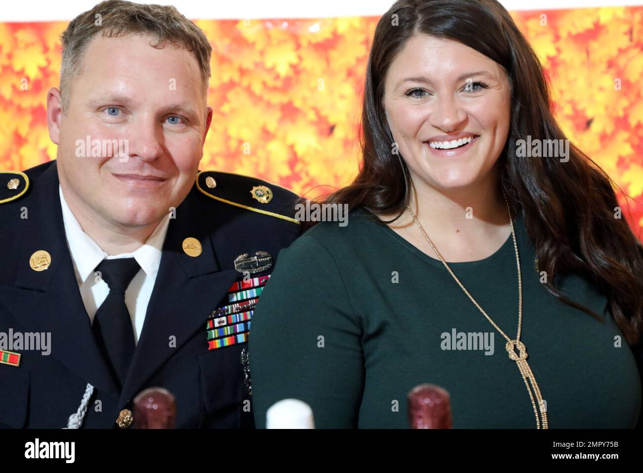 The 2nd Cavalry Regiment Command Sgt. Maj Benjamin E. Pingel and wife ...