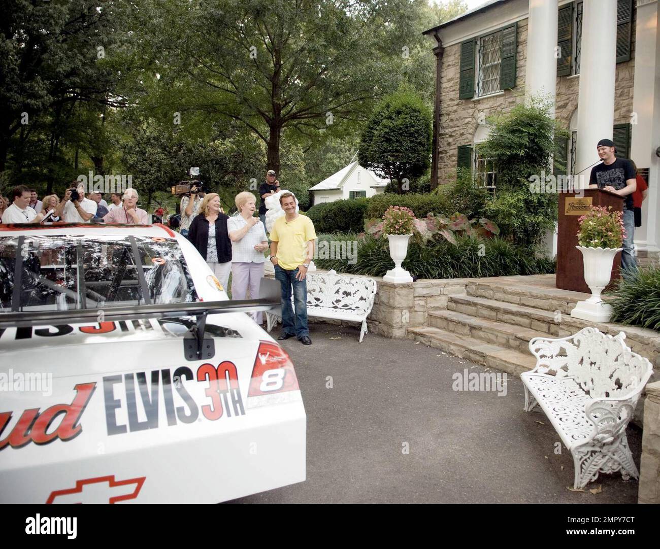 Dale Earnhardt Jr., along with his mother and grandmother, open the ...