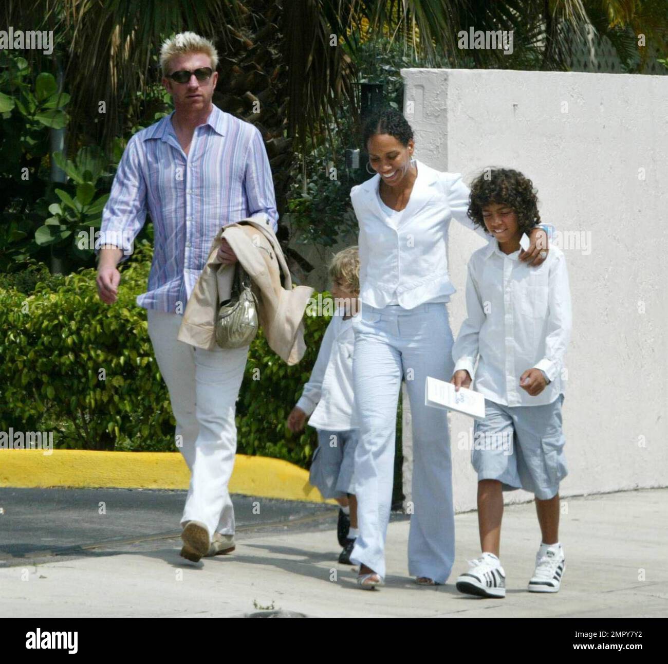 Exclusive!! Boris Becker spends Easter Day with his family in Miami ...