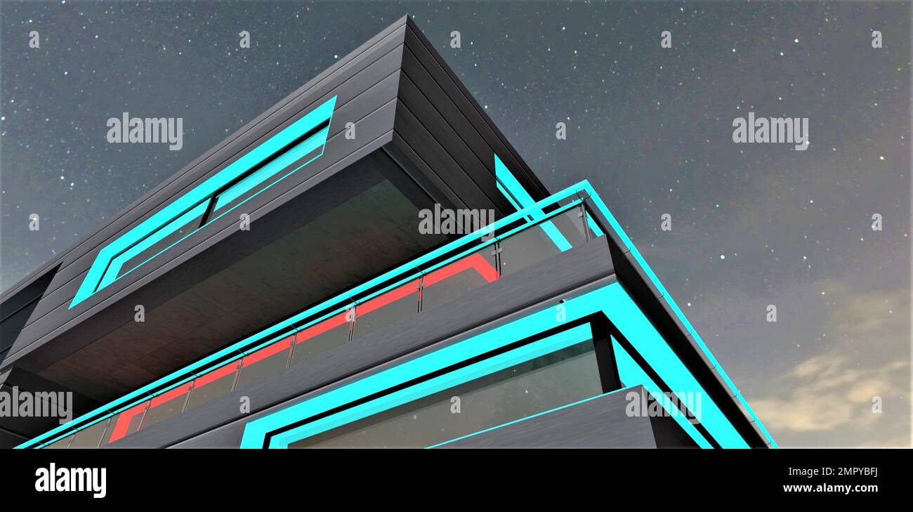 3d rendering commercial building design hi-res stock photography and ...