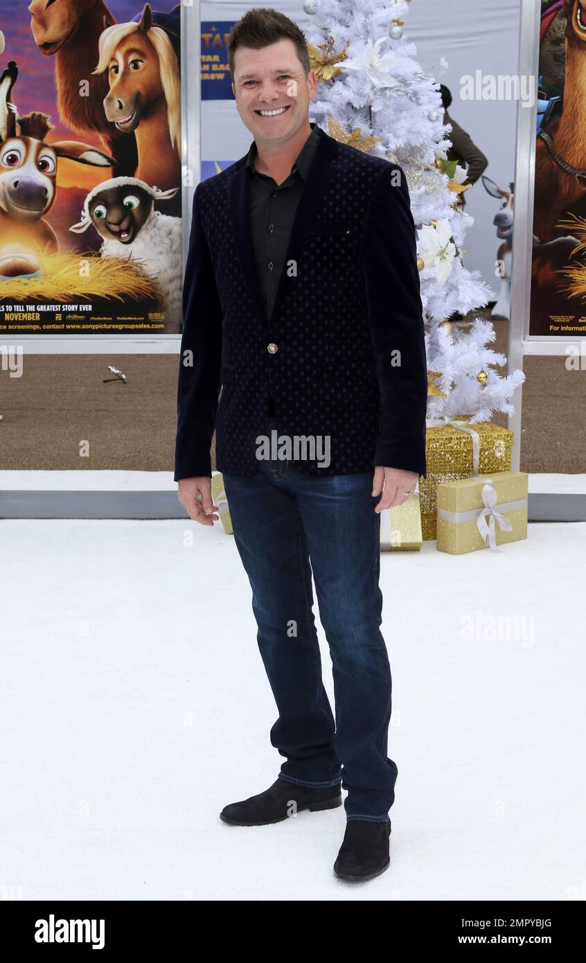 Producer Aaron Pearce arrives at the LA Premiere of "The Star" at The ...