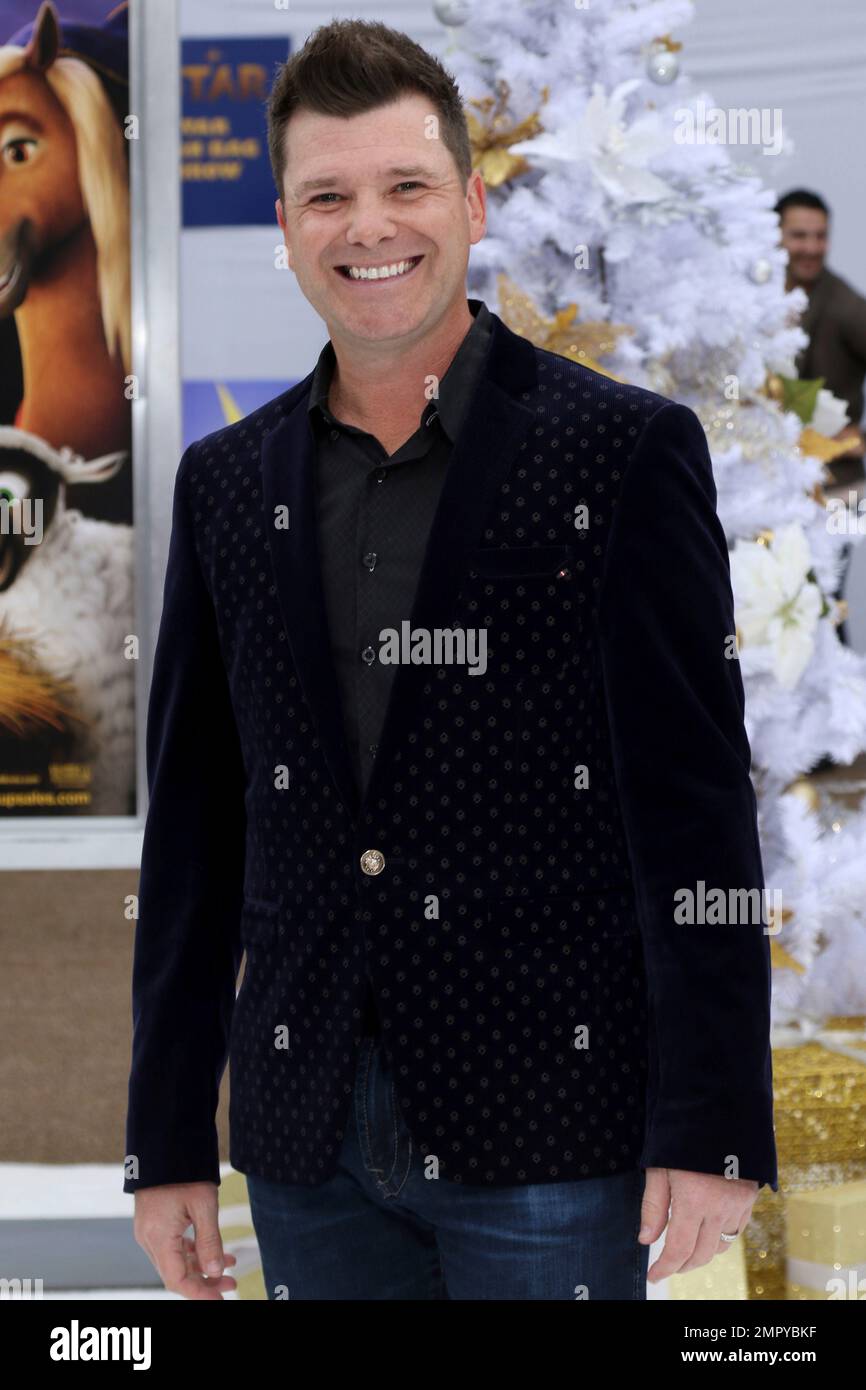 Producer Aaron Pearce arrives at the LA Premiere of "The Star" at The ...