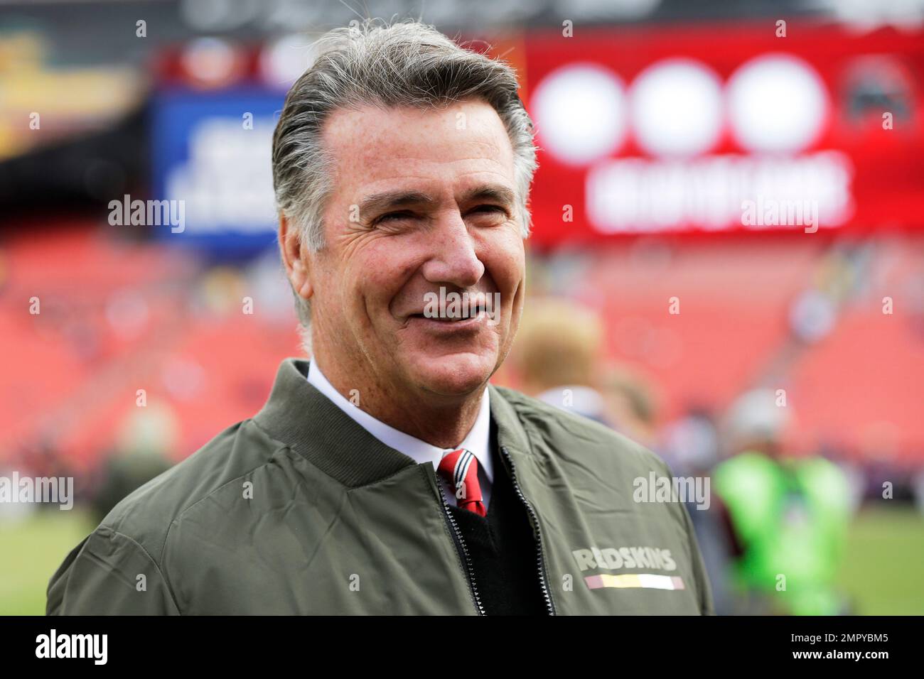 Washington Redskins president Bruce Allen stands on the sidelines prior ...