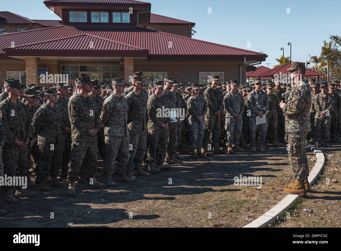 U.S. Marine Corps Sgt. Maj. Henry French, sergeant major of 7th ...