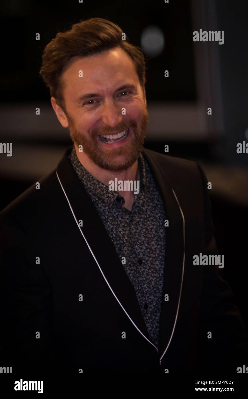 French DJ David Guetta poses for photographers upon arrival at the MTV ...