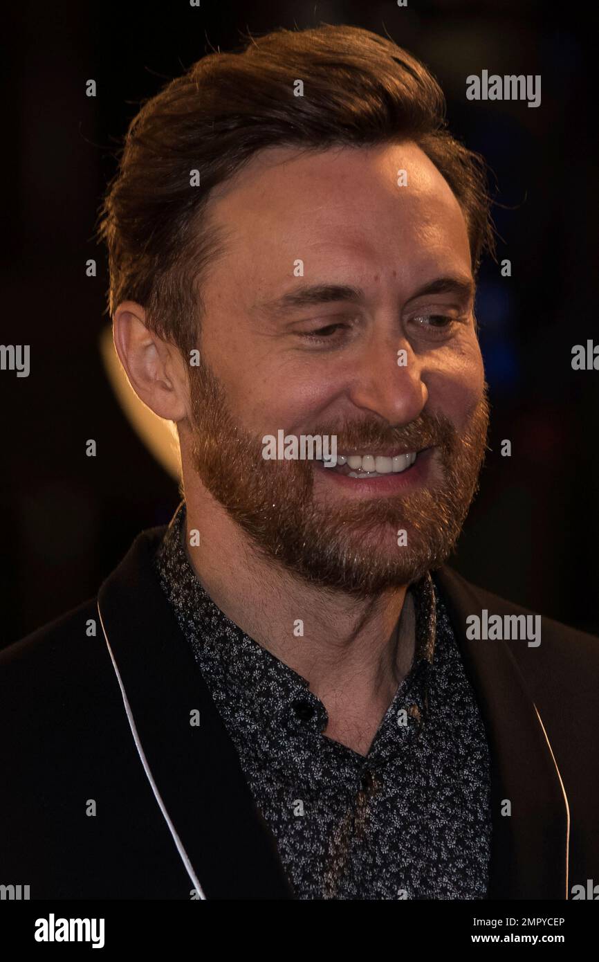 French DJ David Guetta poses for photographers upon arrival at the MTV ...