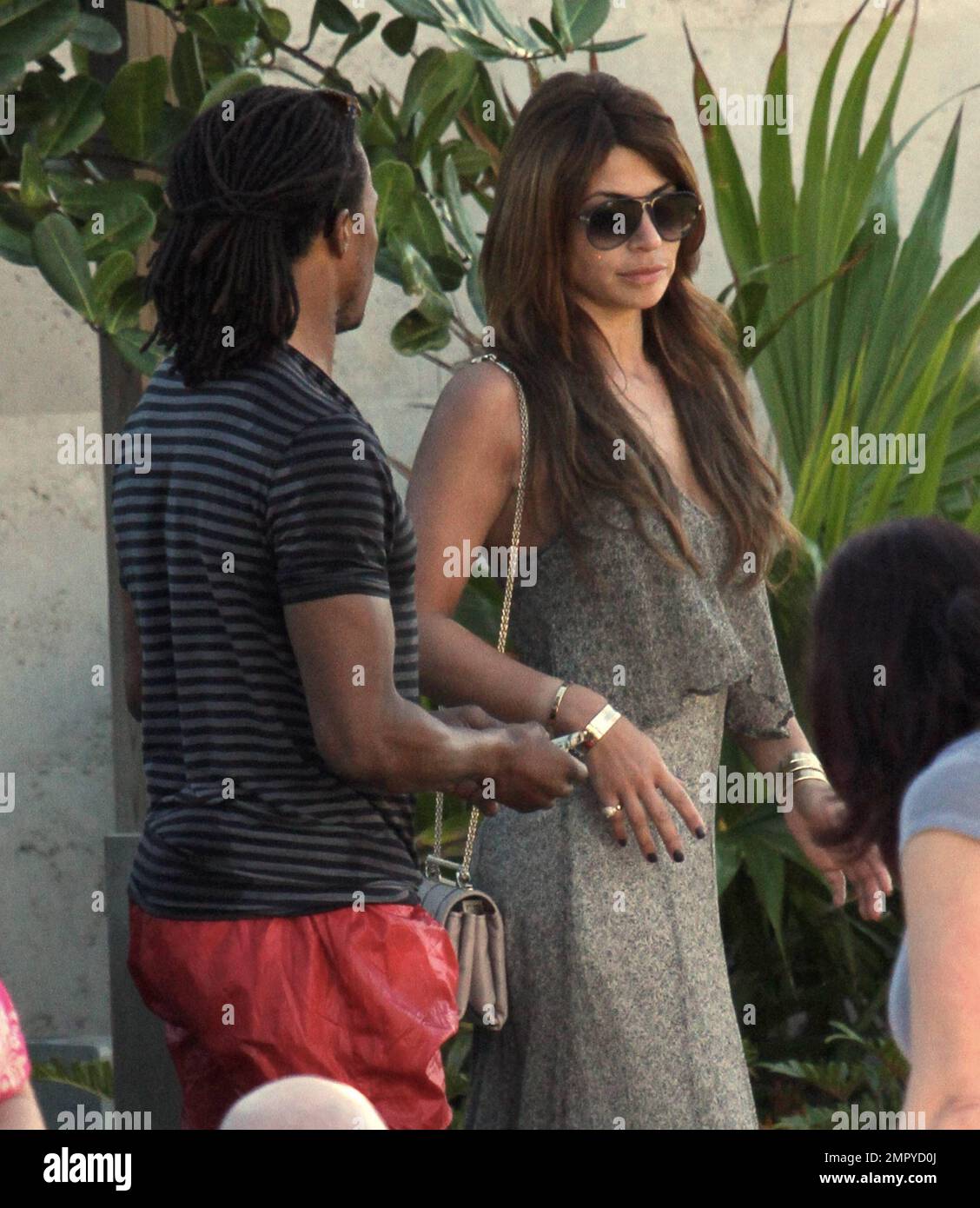 Ex Dutch soccer player Edgar Davids spends a day on the beach after ...