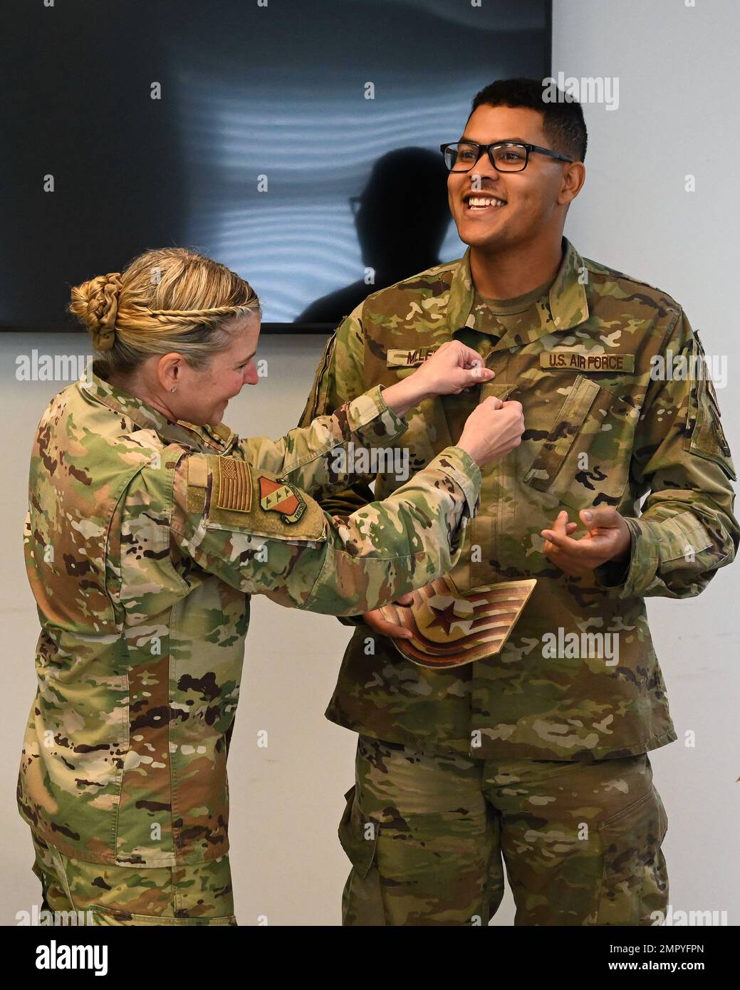 U.S. Air Force Col. Catherine “Cat” Logan, commander of Joint Base Anacostia-Bolling and the ...