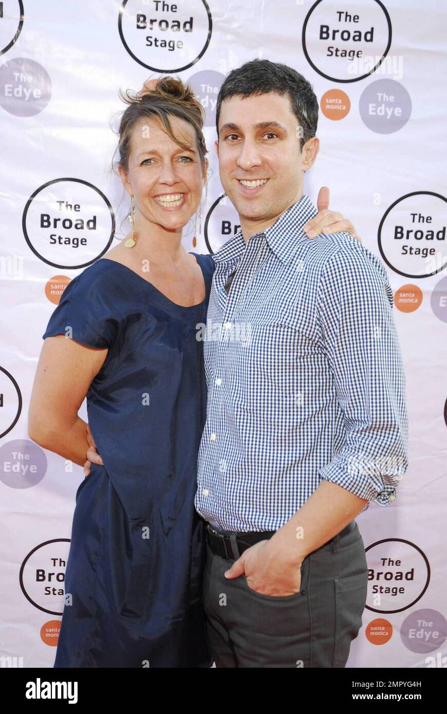 Monica Horan and guest at the Eli and Edythe Broad Stage in Santa ...