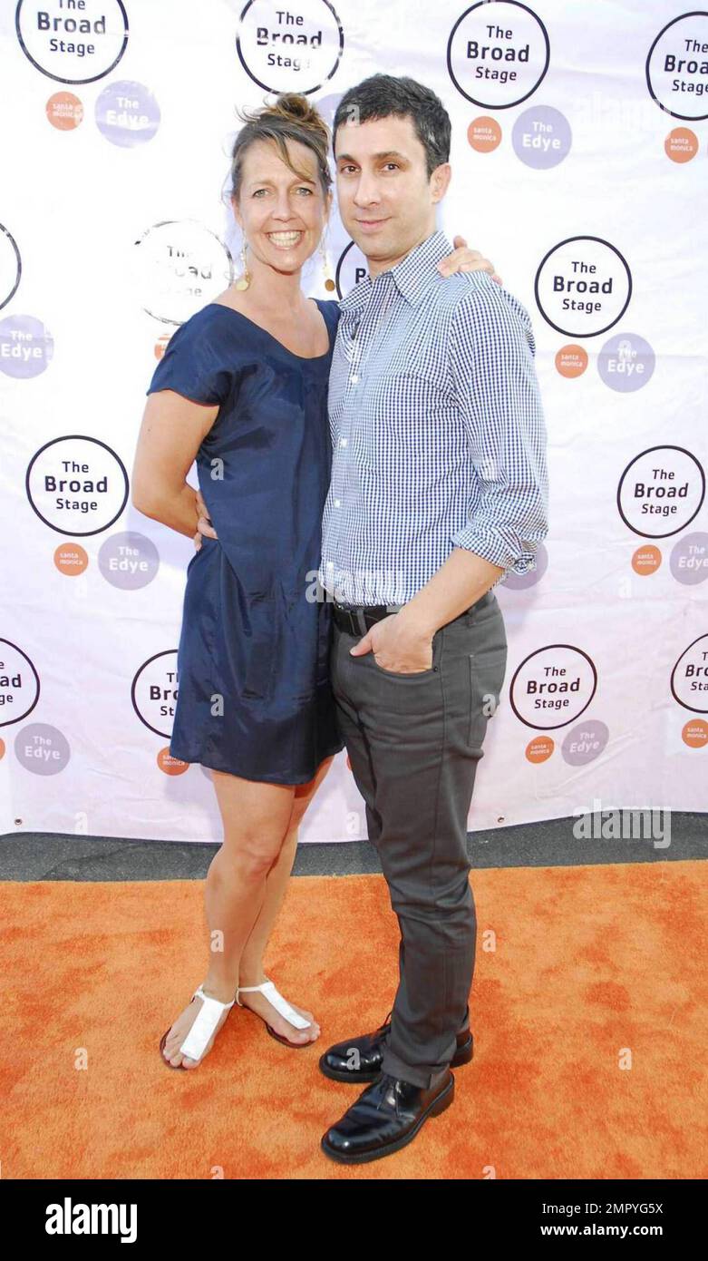 Monica Horan and guest at the Eli and Edythe Broad Stage in Santa ...