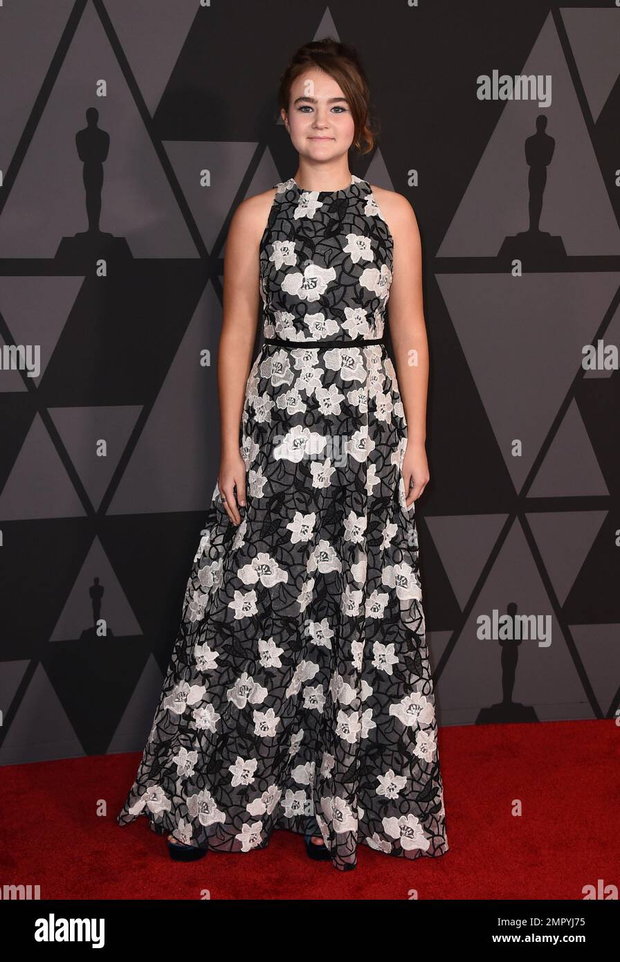 Millicent Simmonds arrives at the 9th annual Governors Awards at the ...