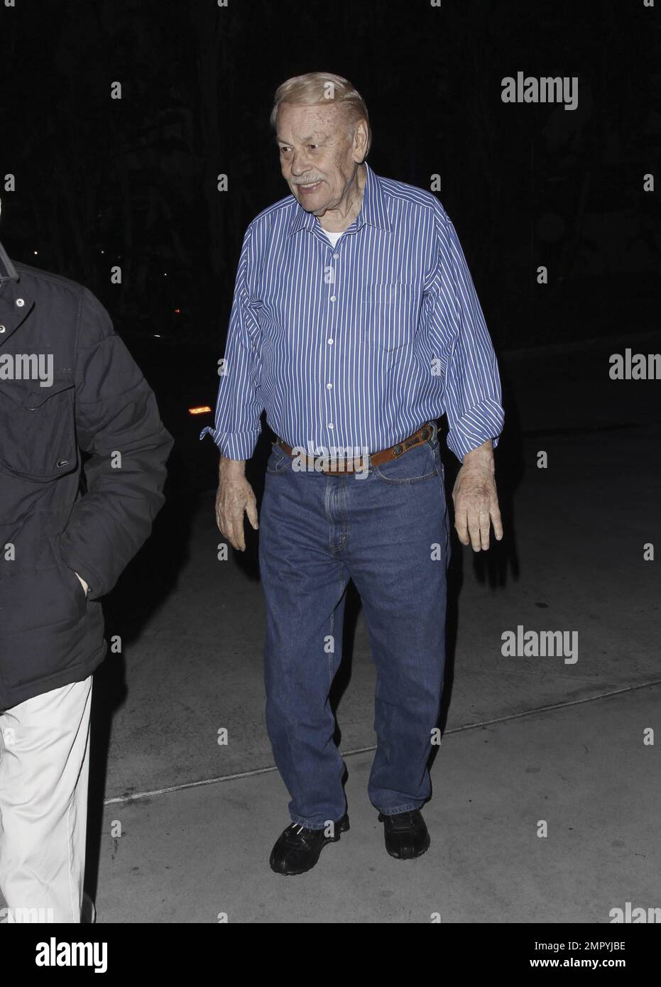 Los Angeles Lakers owner Jerry Buss outside Katy Perry's Concert held ...