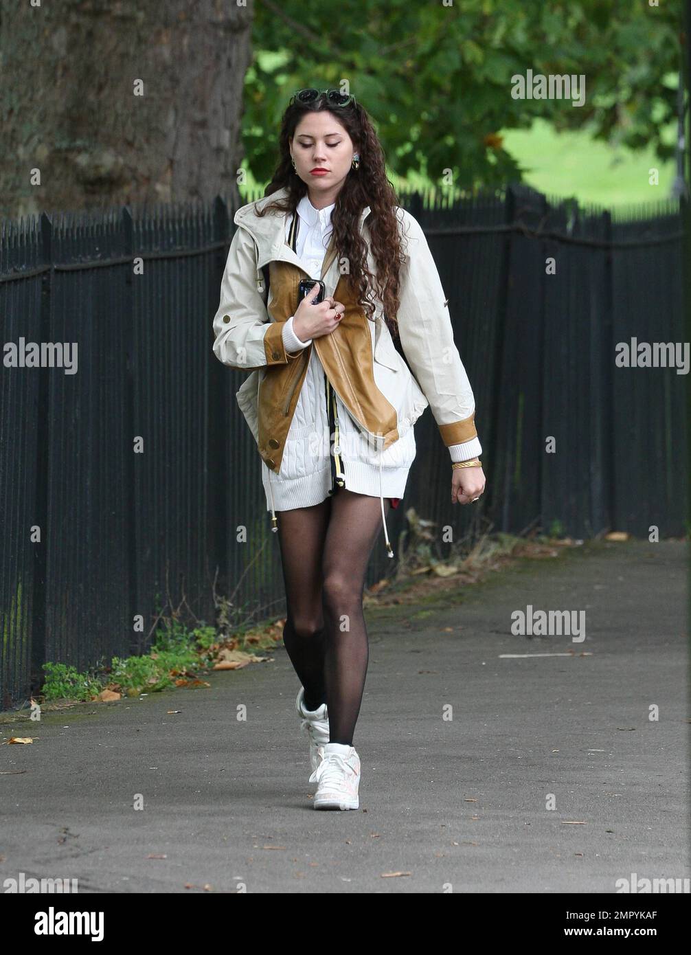 English singer/songwriter Eliza Doolittle seen talking a walk in ...