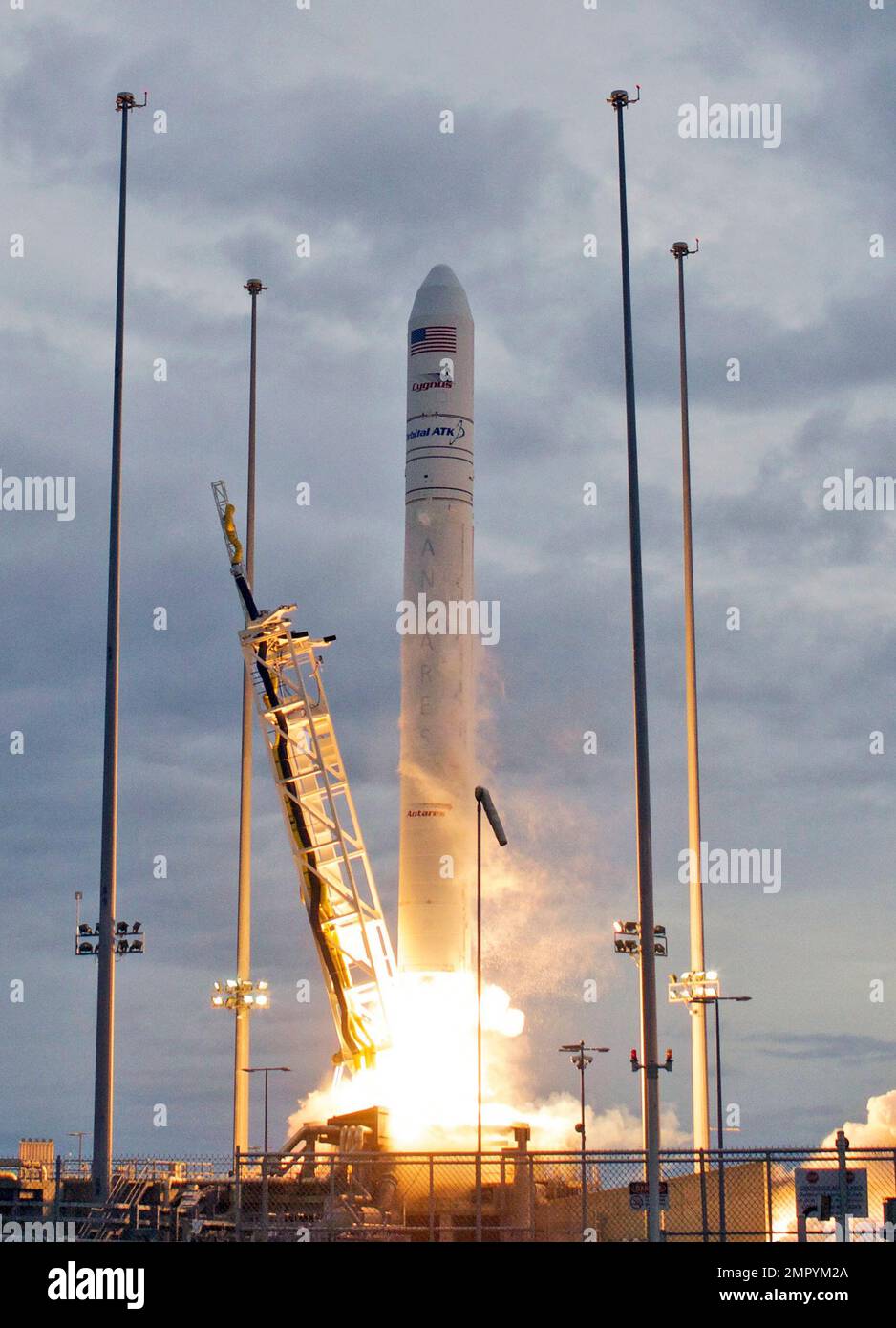 Orbital Atks Antares Rocket Lifts Off From Nasas Wallops Flight