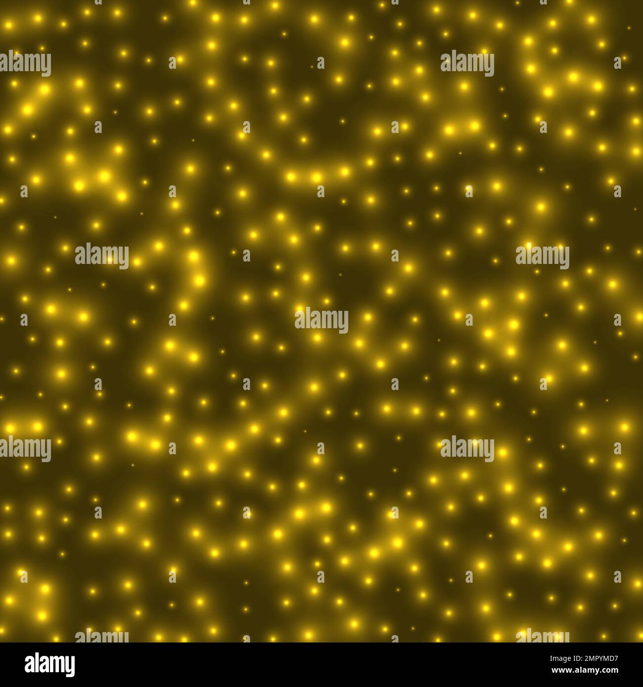Starry background. Stars densely scattered on yellow background ...