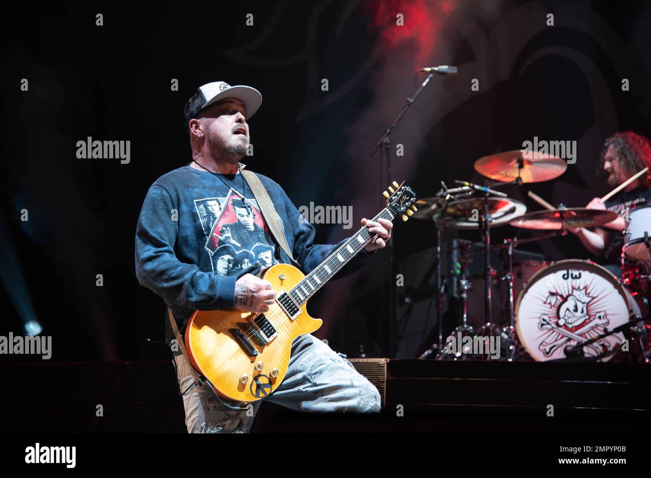 Glasgow, Scotland, 31/01/2023, Chris Robertson of Black Stone Cherry ...