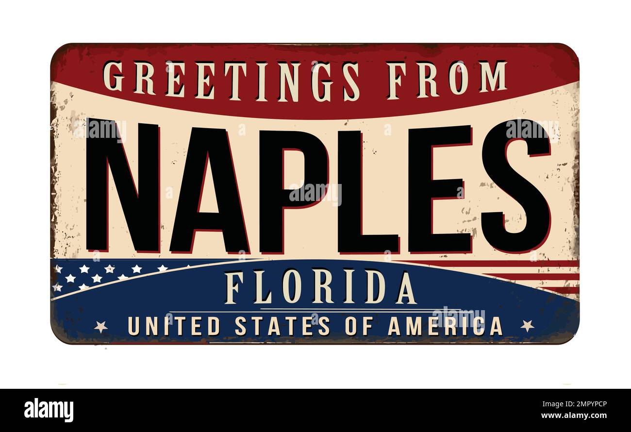 Old naples, naples, florida Stock Vector Images - Alamy