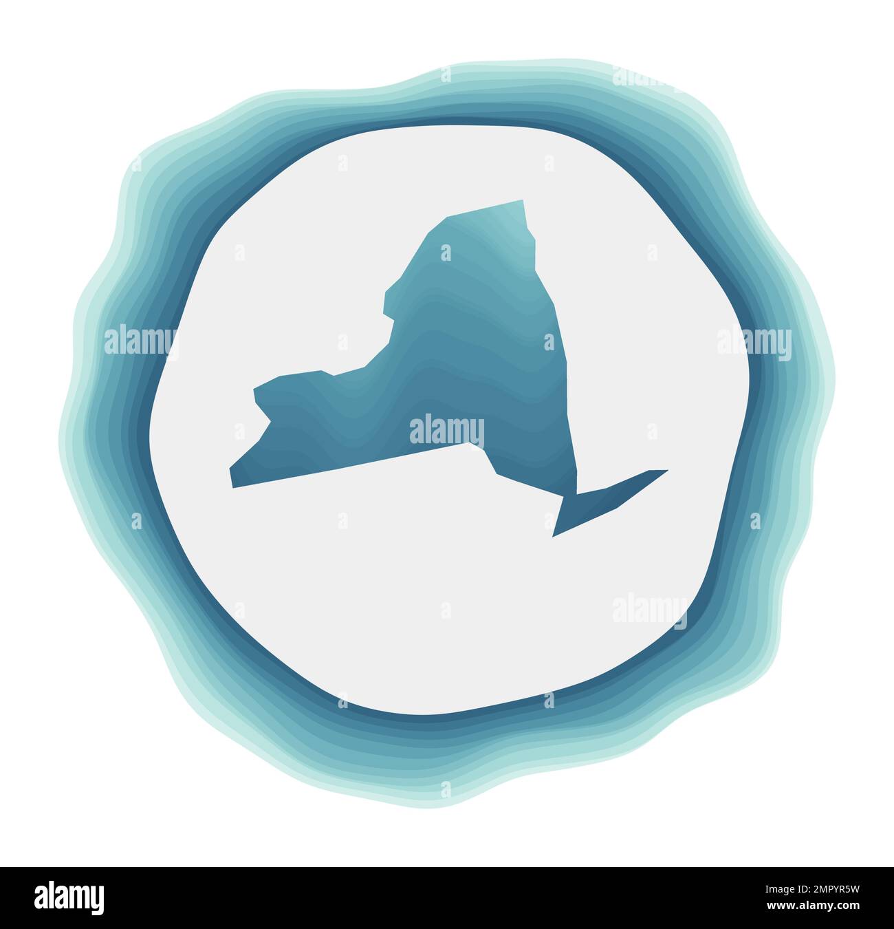 Layered usa map silhouette hi-res stock photography and images - Alamy