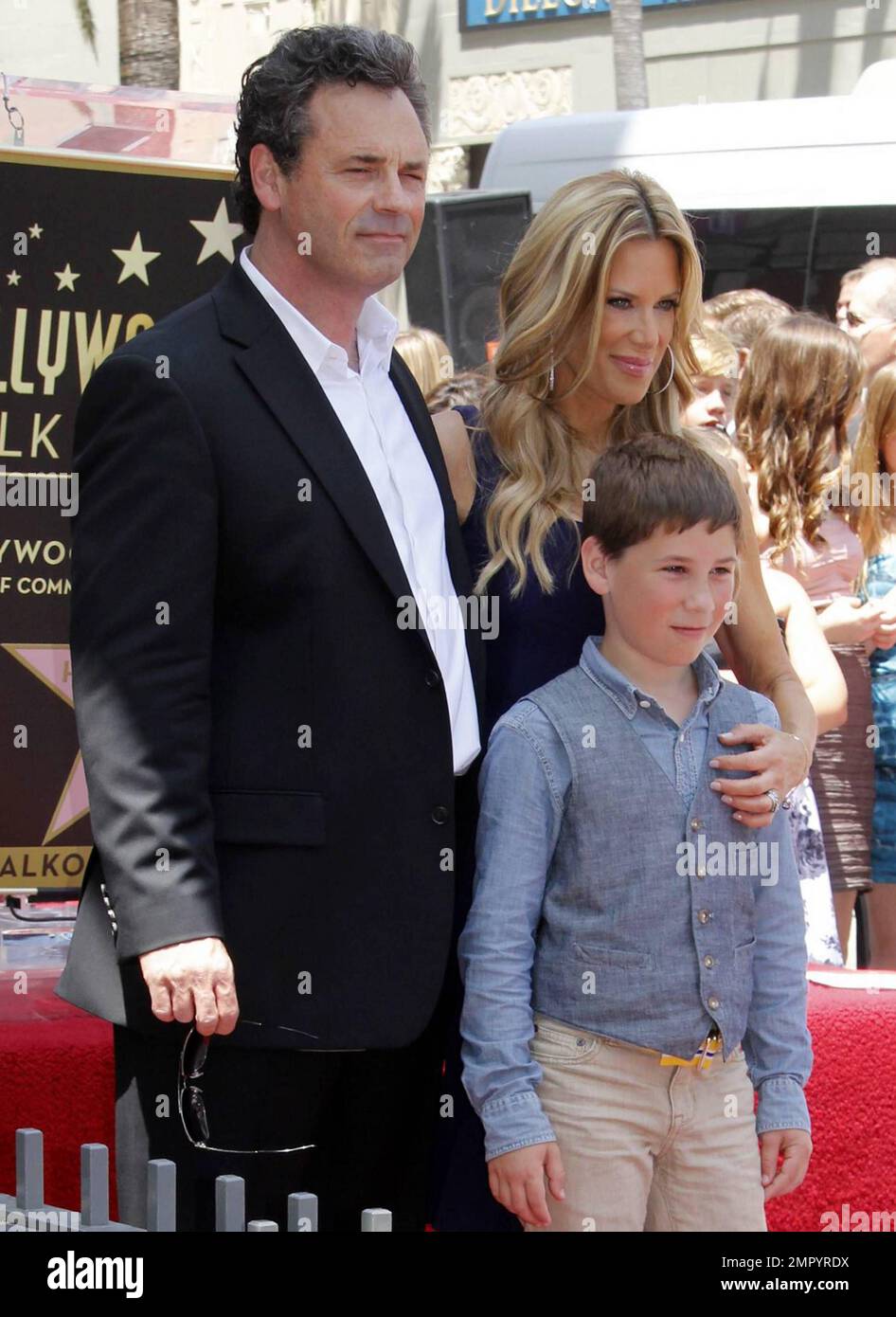 Radio Personality Ellen K with husband Roy Laughlin and son Calvin ...