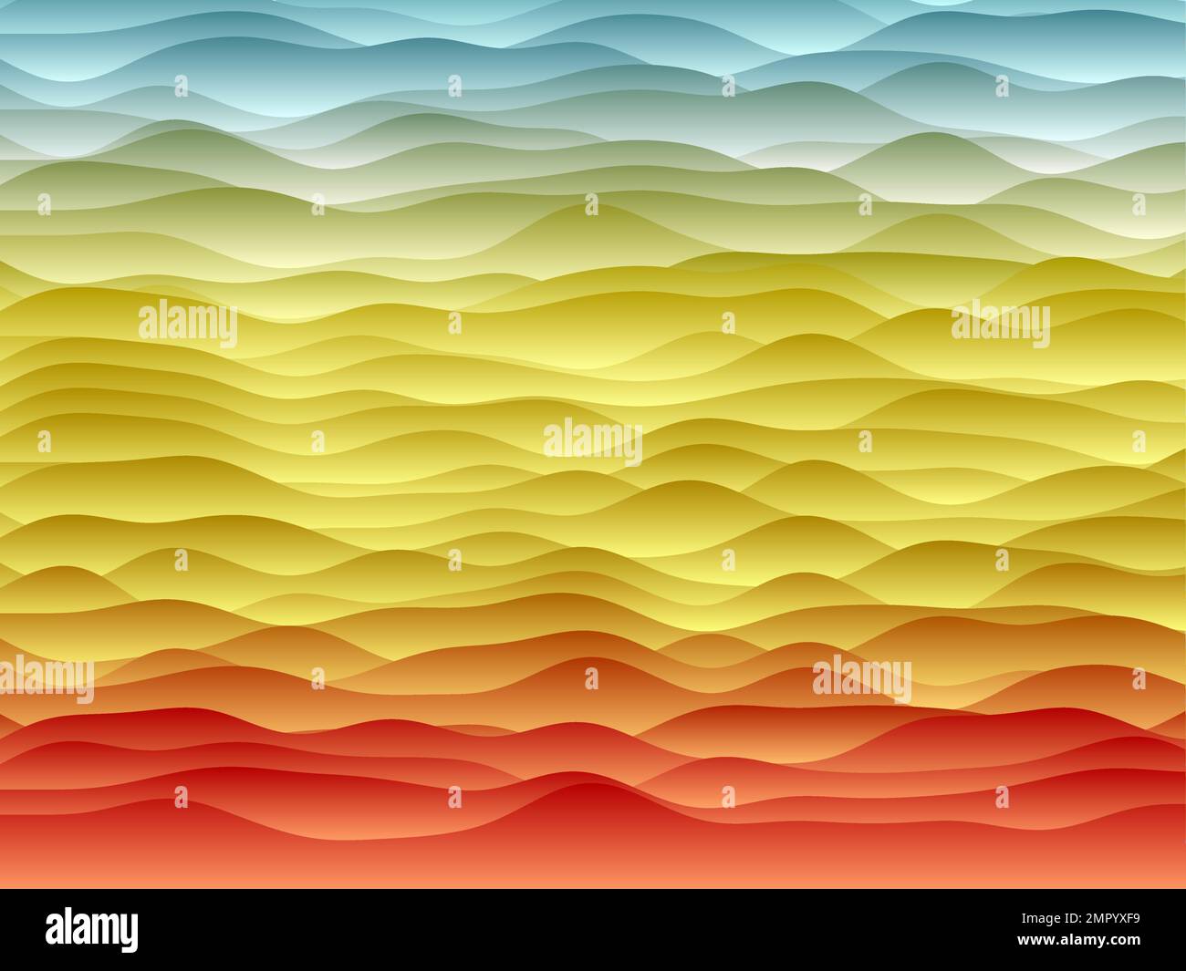 Abstract curves background. Smooth curves with gradients in contrast ...