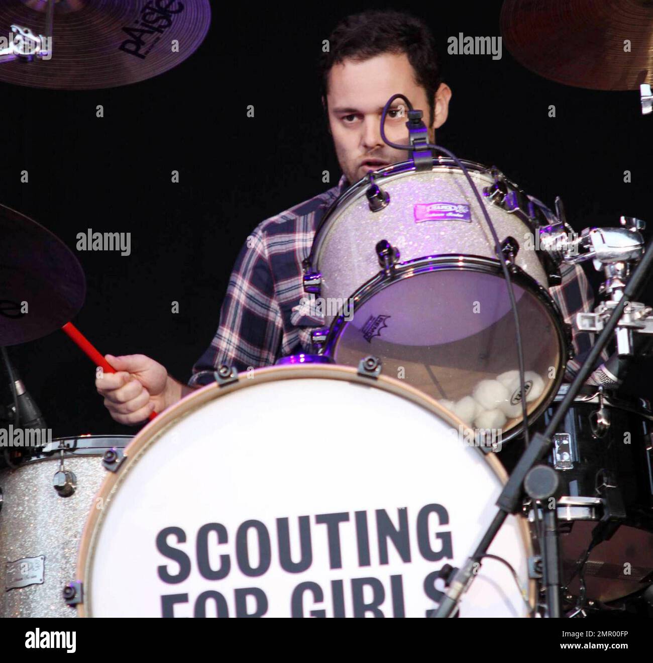Peter Ellard of Scouting for Girls performs live at the Elvis Forever ...