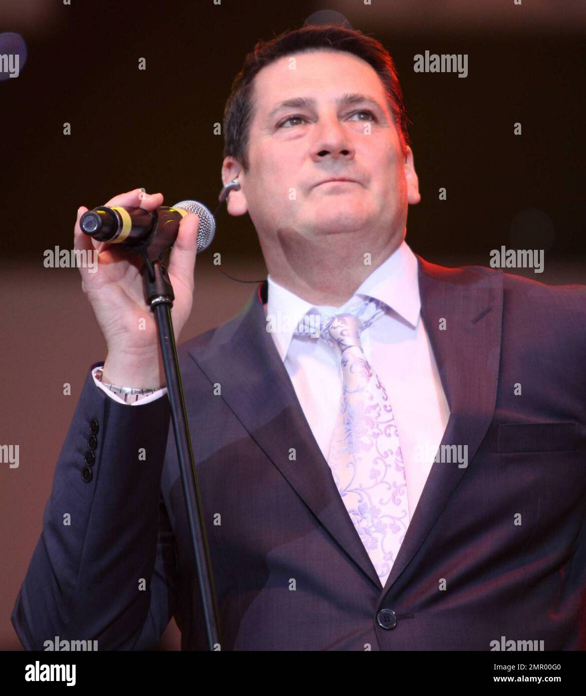 Tony Hadley performs live at the Elvis Forever concert put on by BBC ...