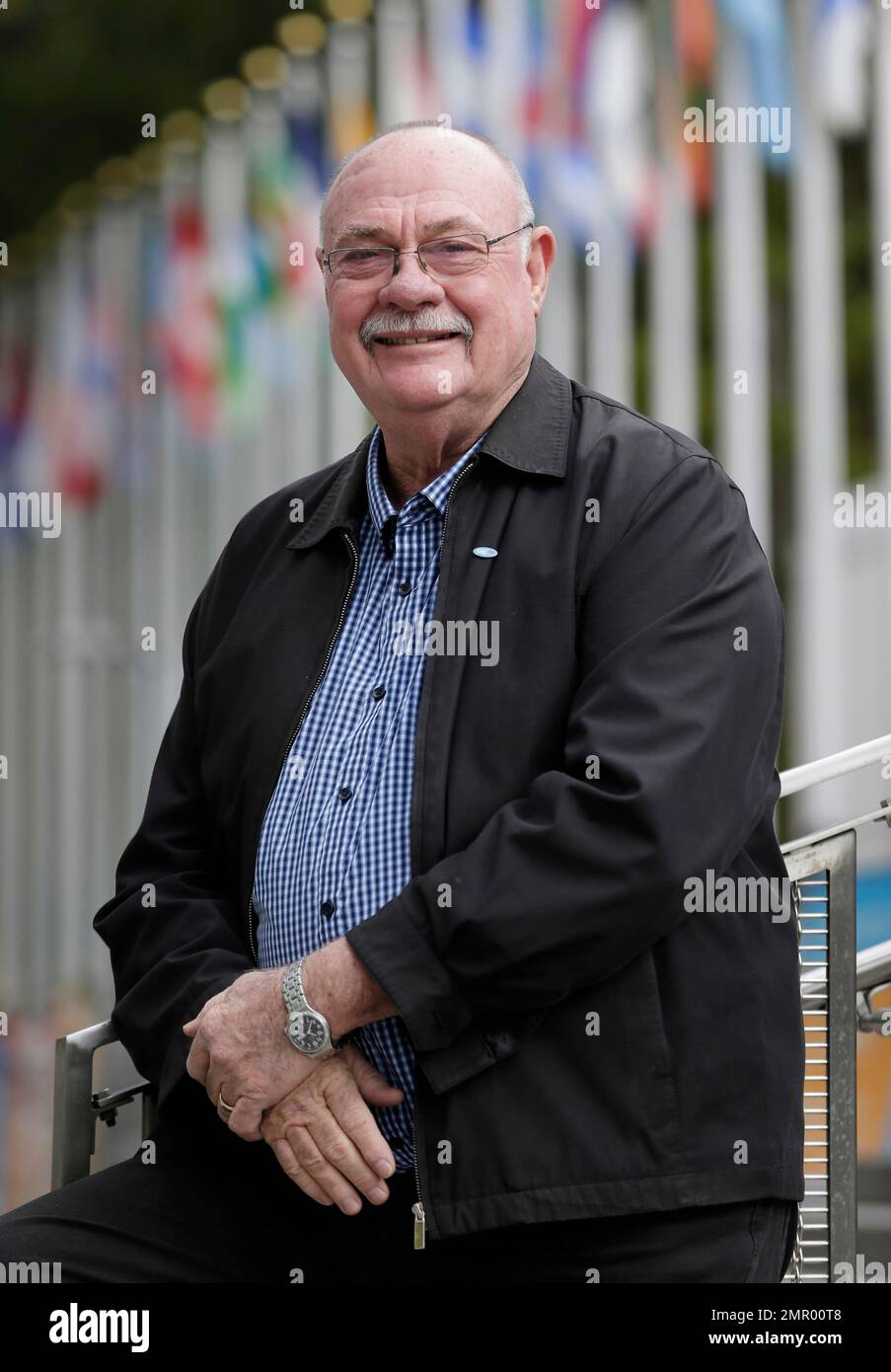Warren Entsch poses for a picture near United Nations headquarters in ...