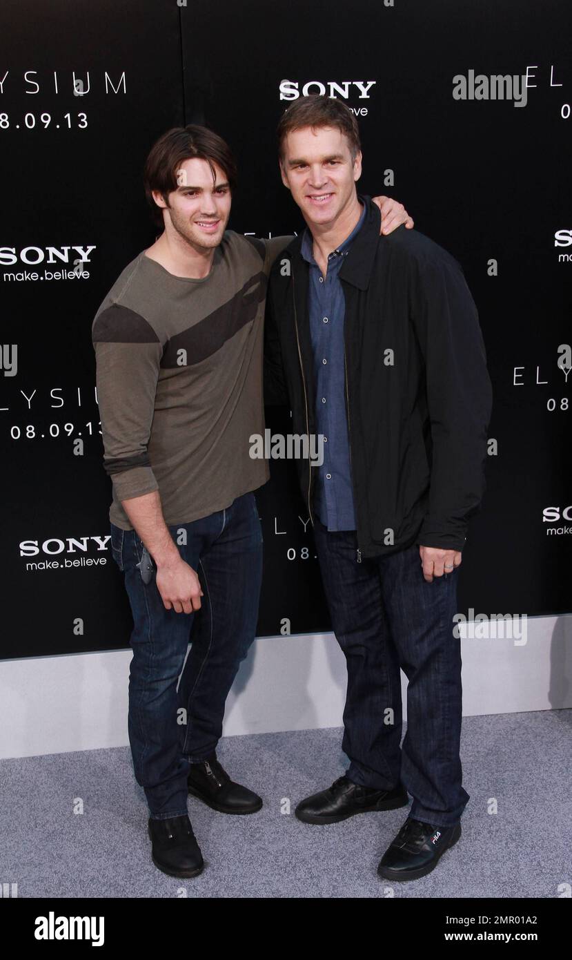 Steven R. McQueen and Luc Robitaille at the world premiere of her movie ...