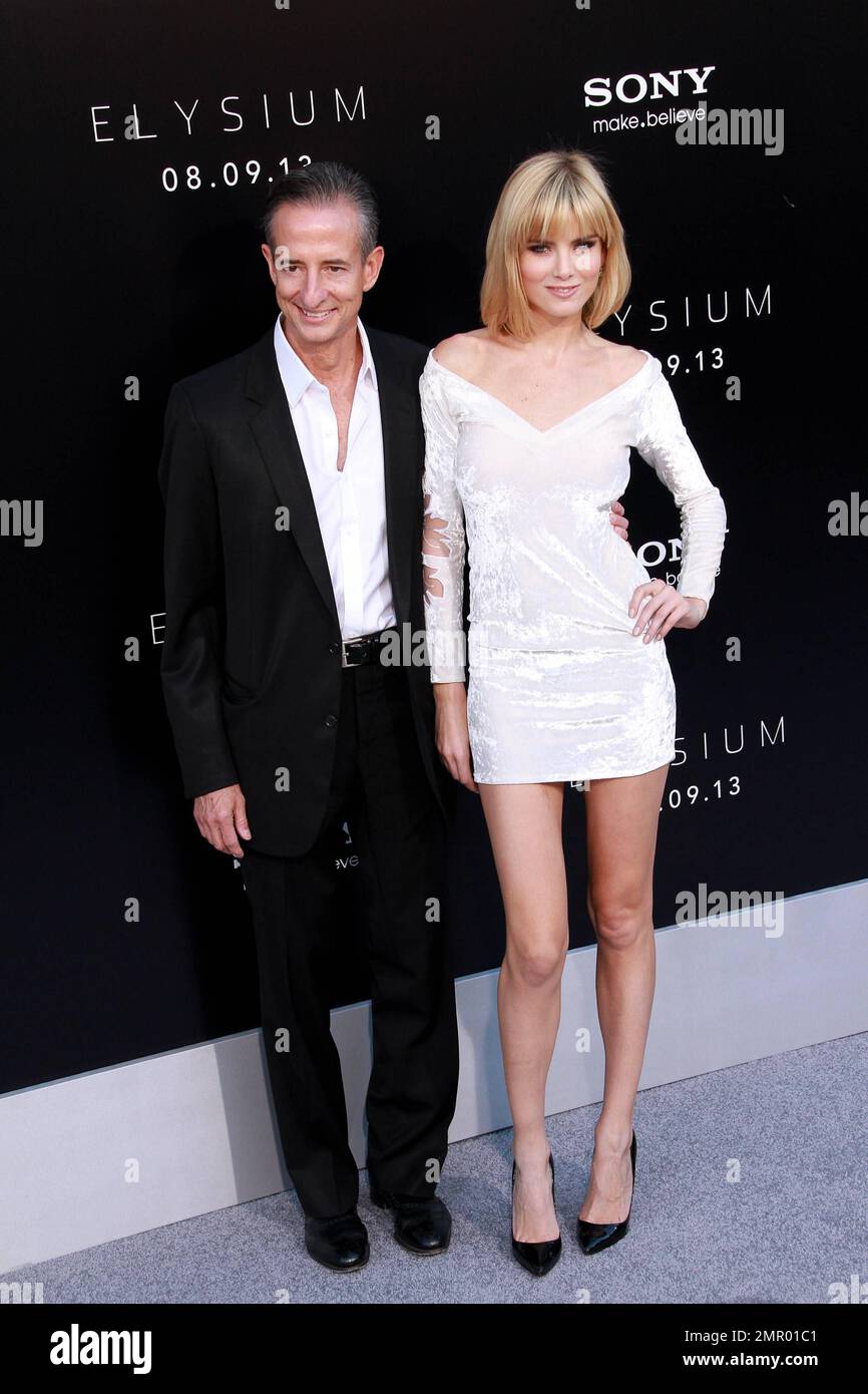 Bill Block and Eugenia Kuzmina at the world premiere of her movie ...