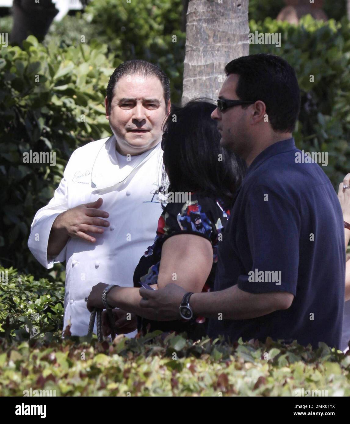 EXCLUSIVE!! Celebrity Chef Emeril Lagasse walks into his hotel after a ...