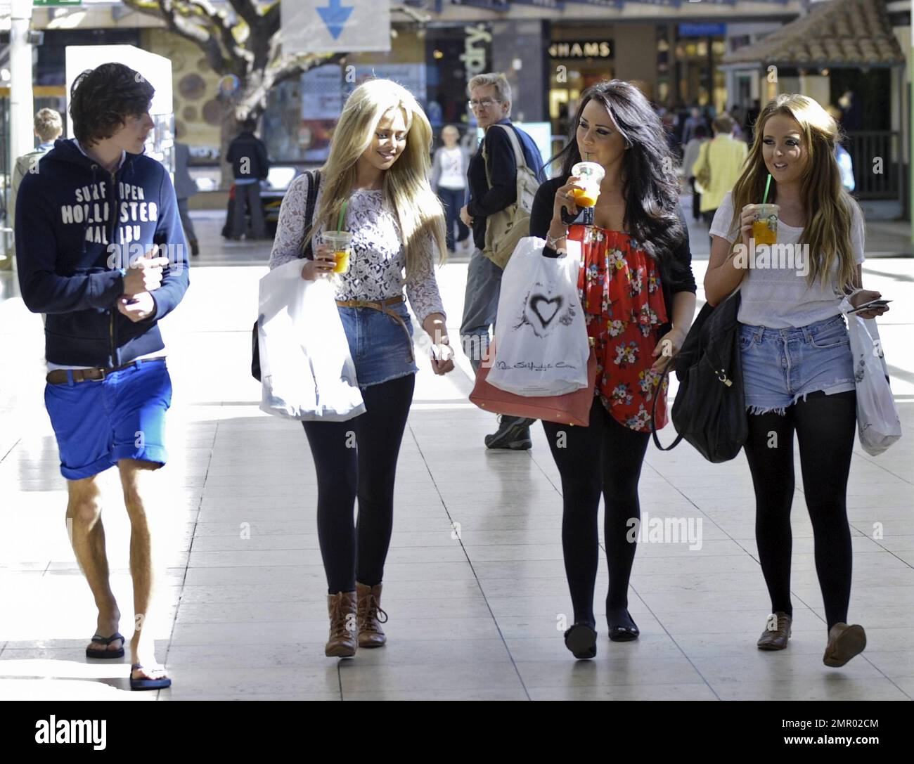 "Inbetweeners" star Emily Attack and her sister Martha get in some ...