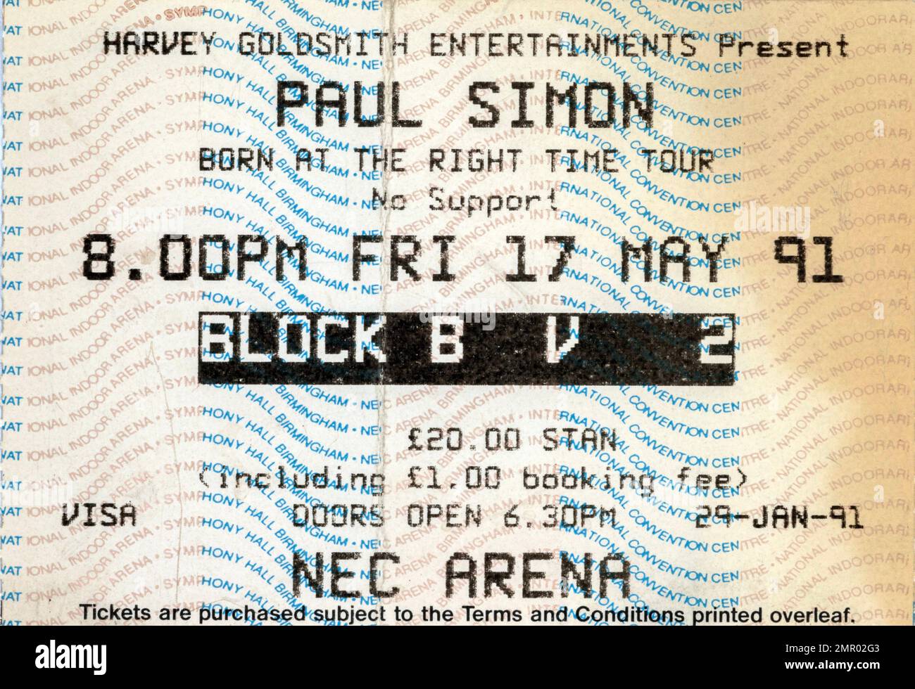 Paul Simon, Born at the Right Time Tour, NEC Arena birmingham , Concert ... Paul Simon, Born at the Right Time Tour, NEC Arena birmingham , Concert ...
